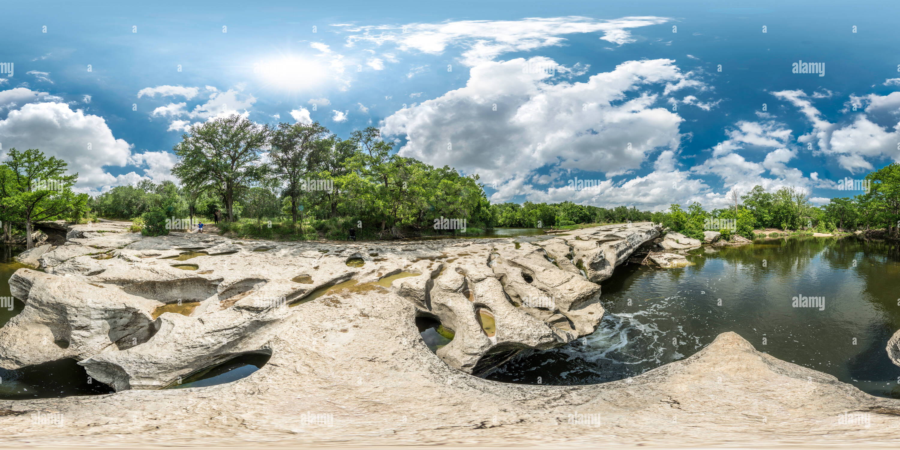 360° view of Mckinney Upper Falls Austin - Alamy