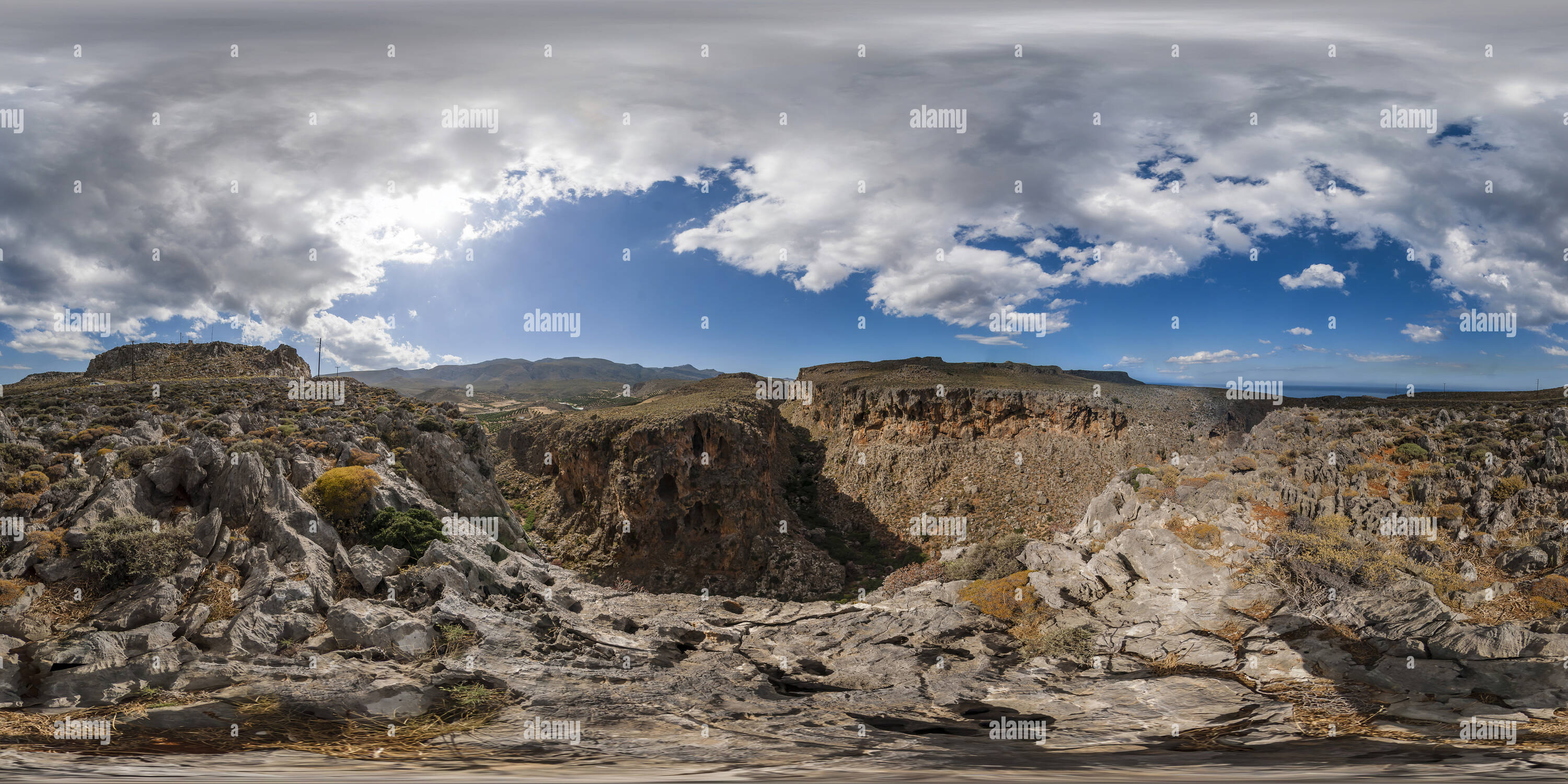 360° view of Gorge Of The Dead Crete - Alamy