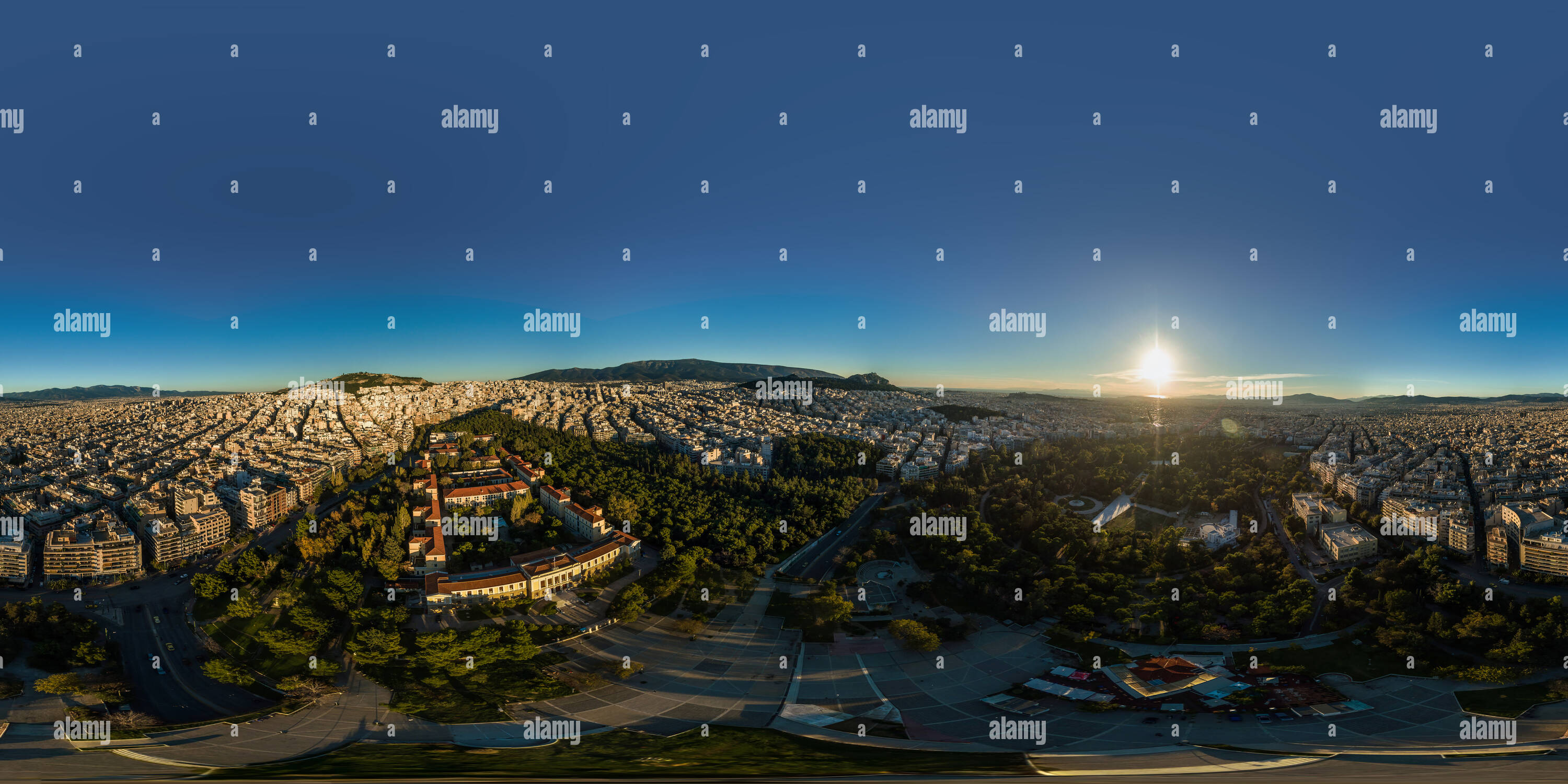 360° view of Protodikio Athinon Isaggelia Evelpidon Pedion Areos Athens ...