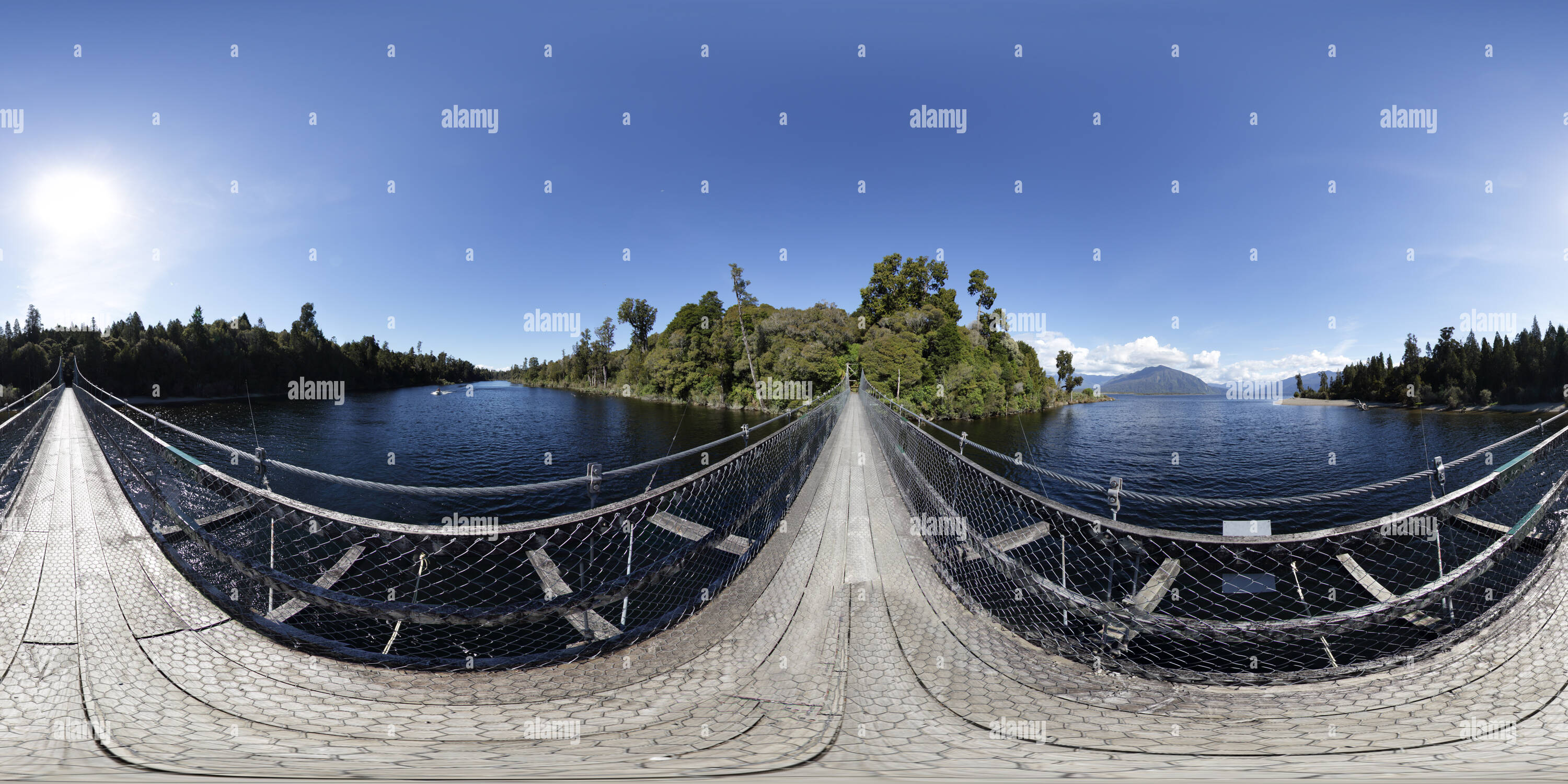 360° view of Arnold River Bridge - Alamy