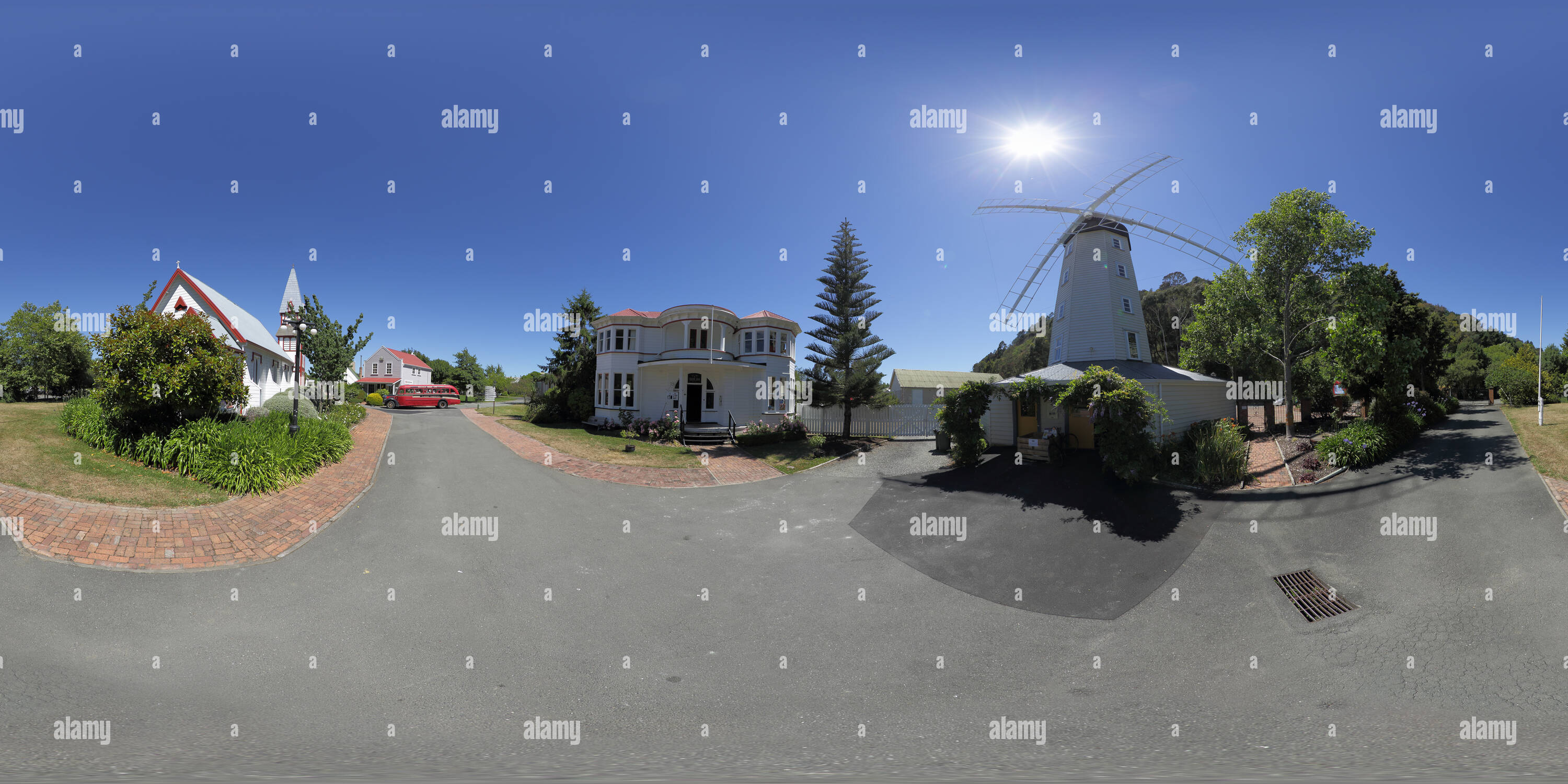 360° view of Doctor Bushes Windmill Entrance - Alamy
