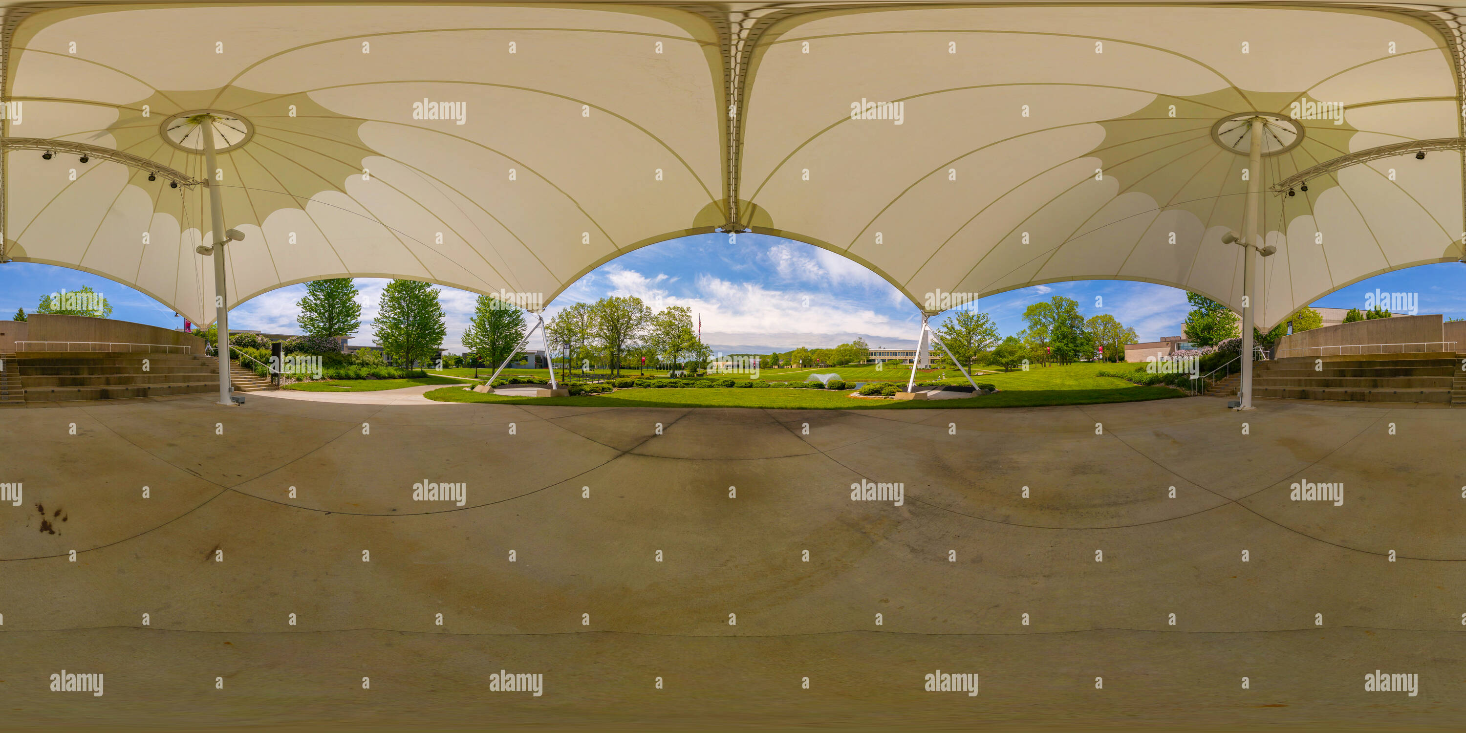 360° view of Martha Grace Reese Amphitheater - Alamy