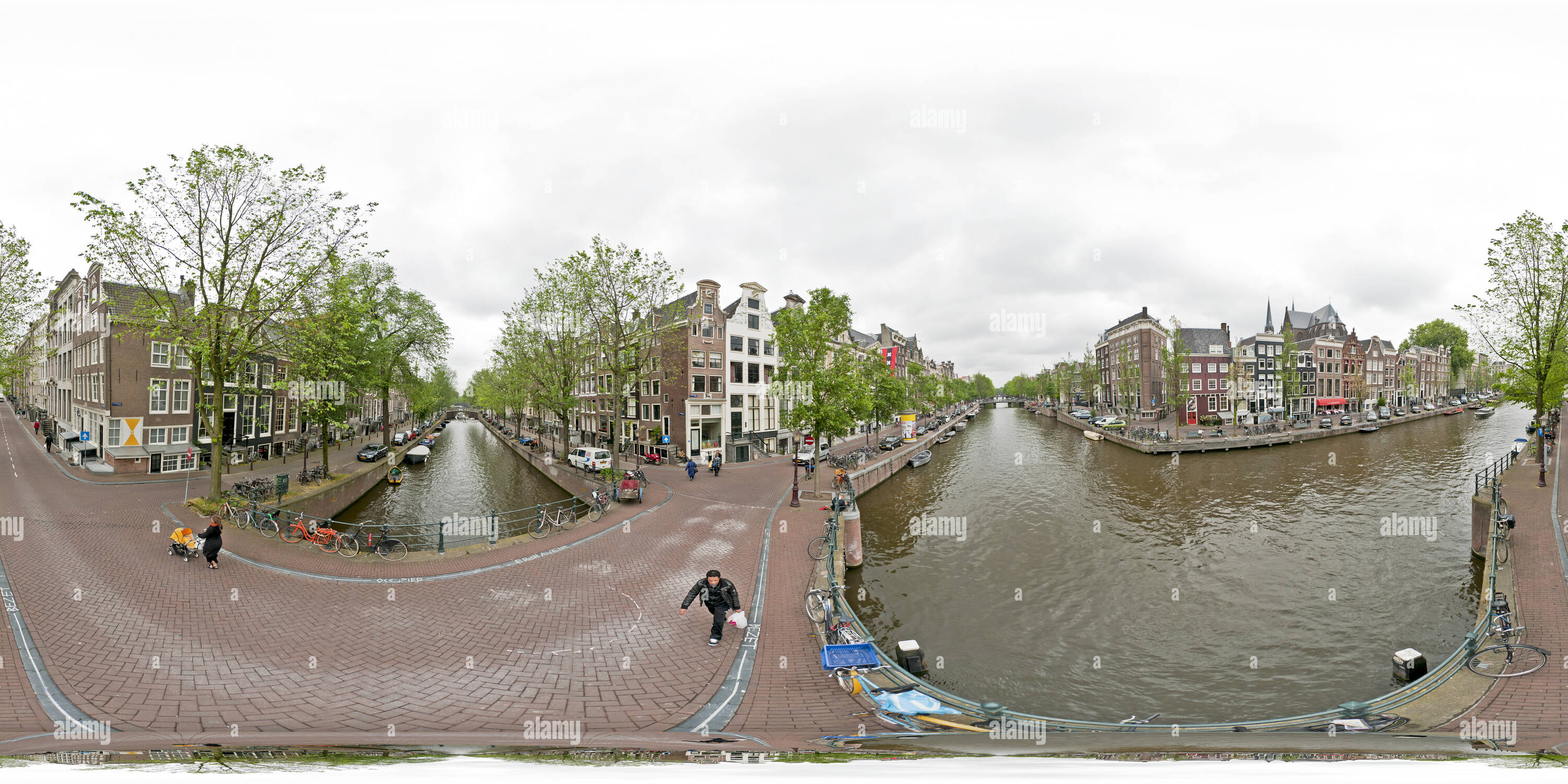 360° view of Herengracht Amsterdam 394-396 - Alamy