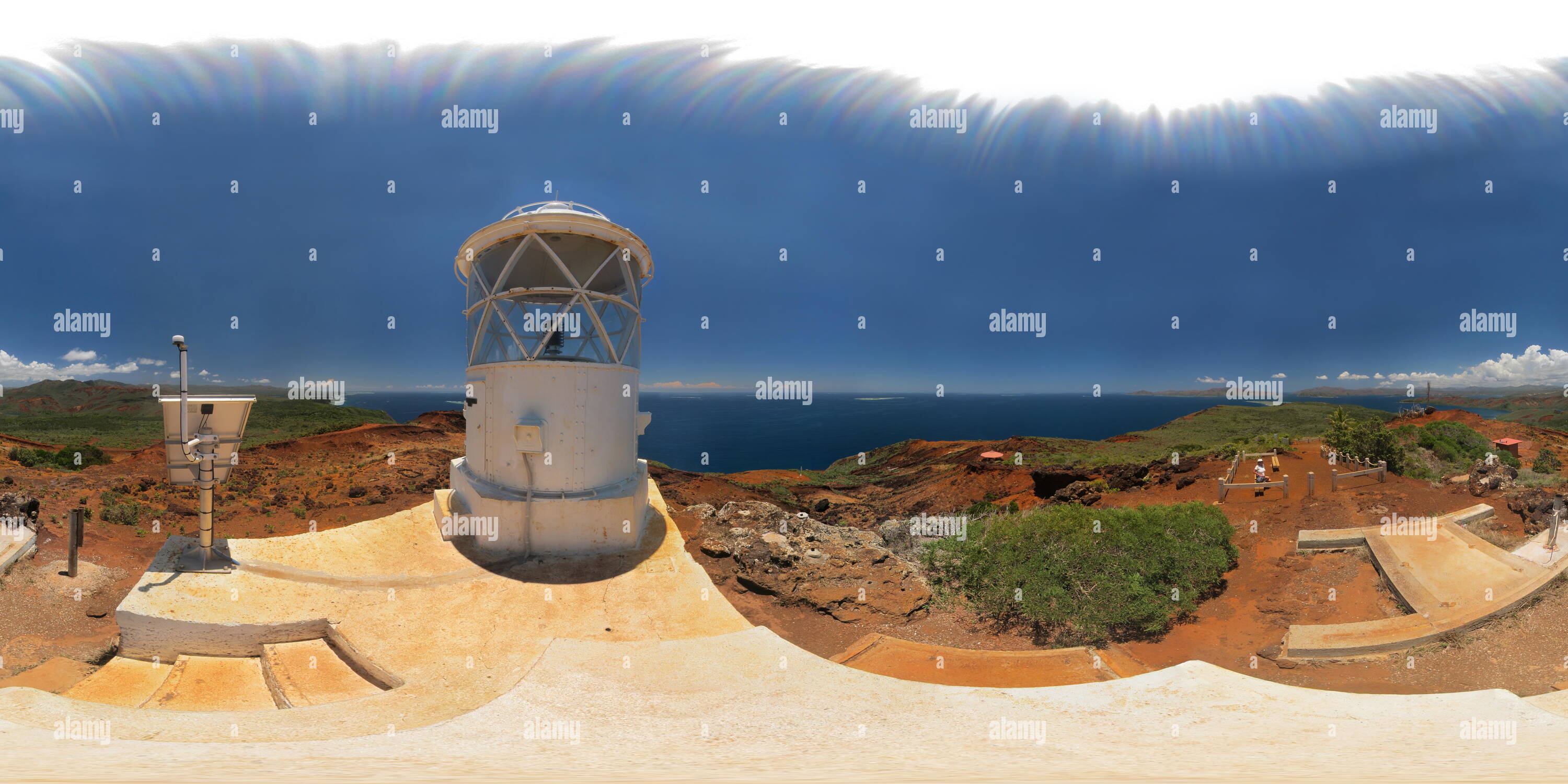 360° view of Cap Ndua Lighthouse New Caledonia - Alamy