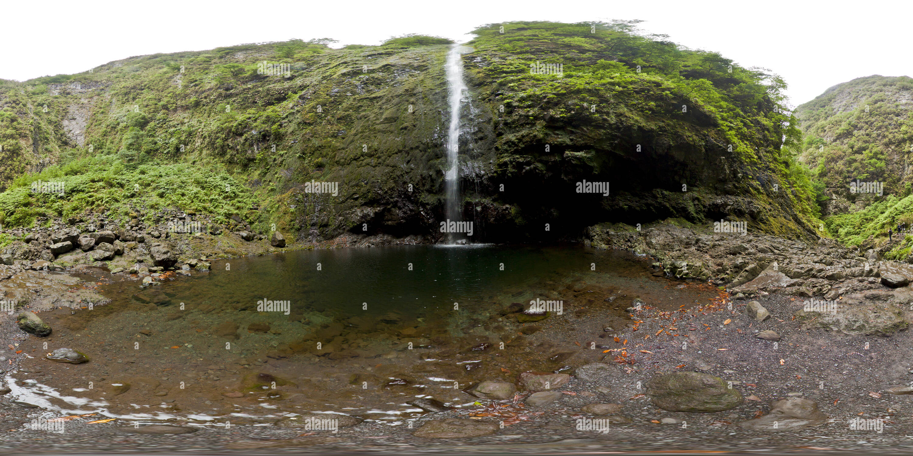 360° view of Madeira, Caldera Verde - Alamy