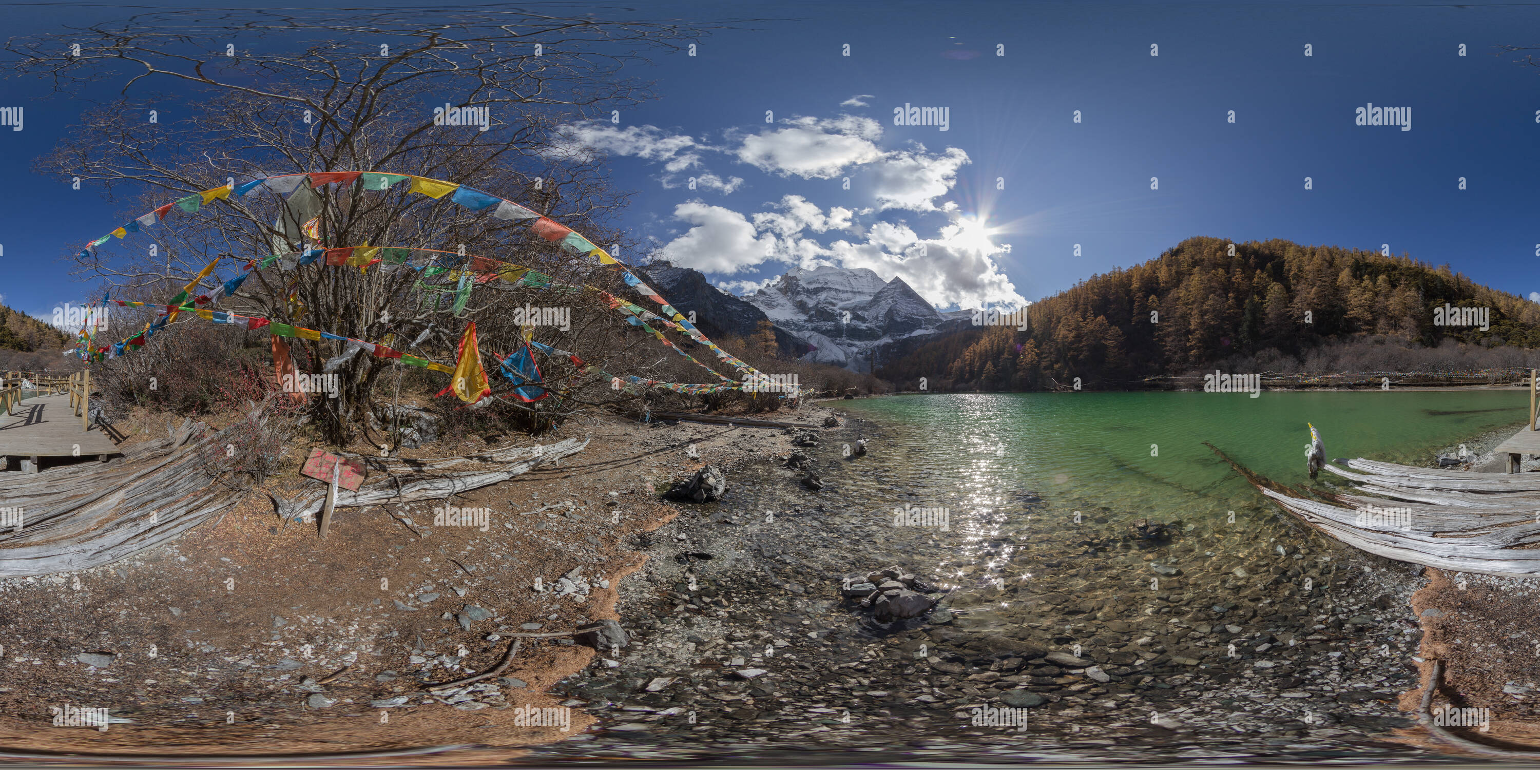 360° view of Sichuan - Aden Scenic Area - Xian Nairi; perlas, l-2-3 - Alamy