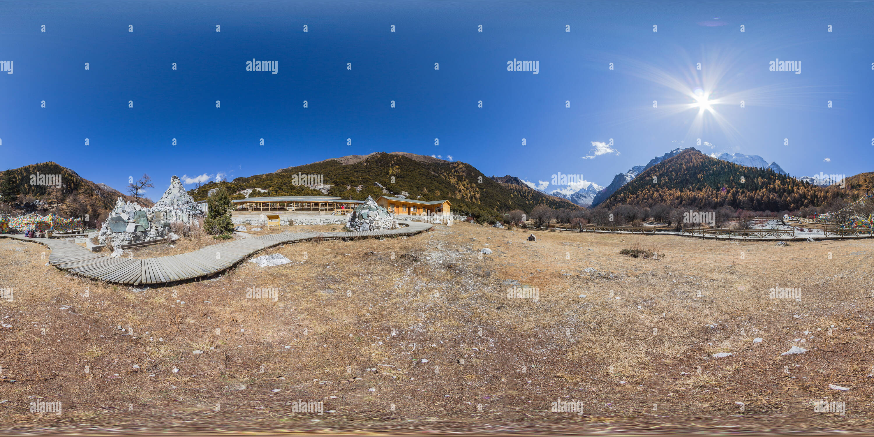 360° view of sichuan-Aden Scenic Area-1-23 - Alamy
