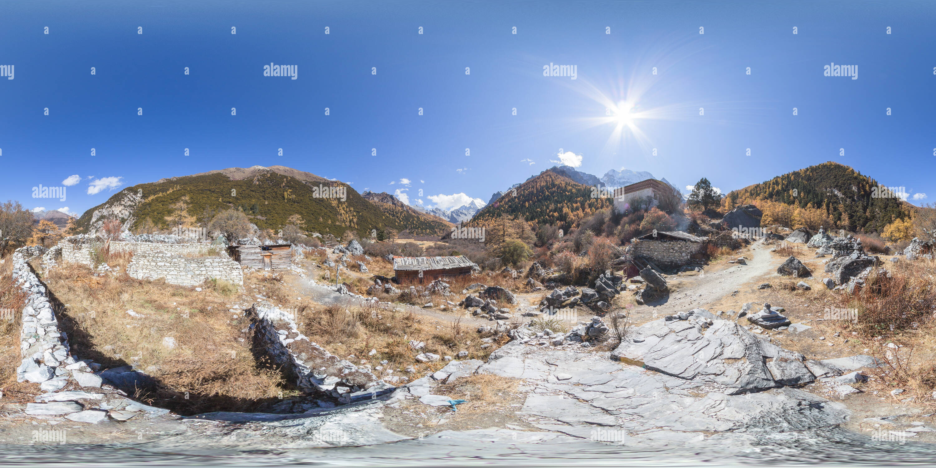 360° view of Sichuan Inagi Aden scenic -1-29 - Alamy