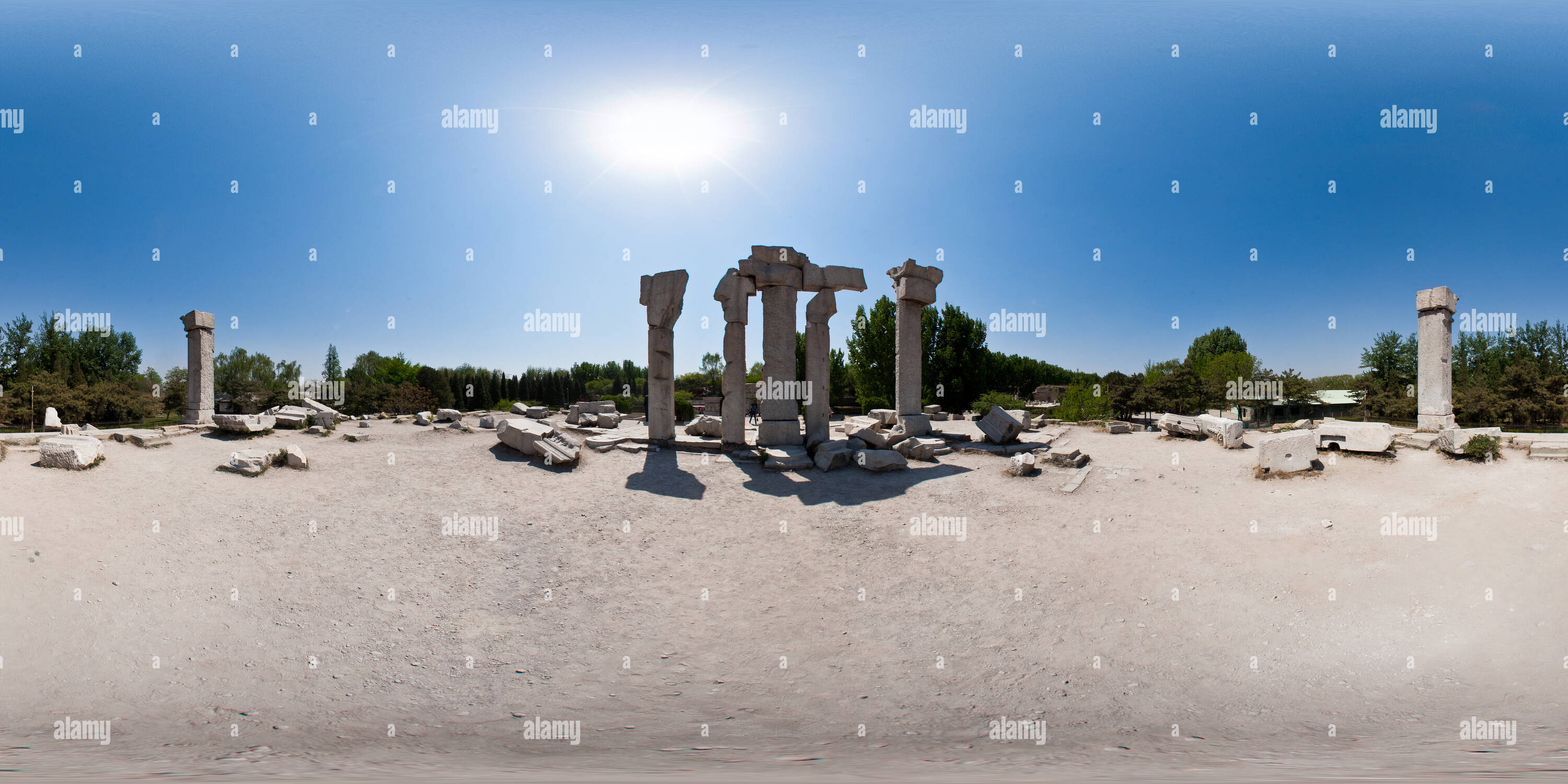 360° view of Old Summer Palace Beijing- Far Sea Observes-2 - Alamy
