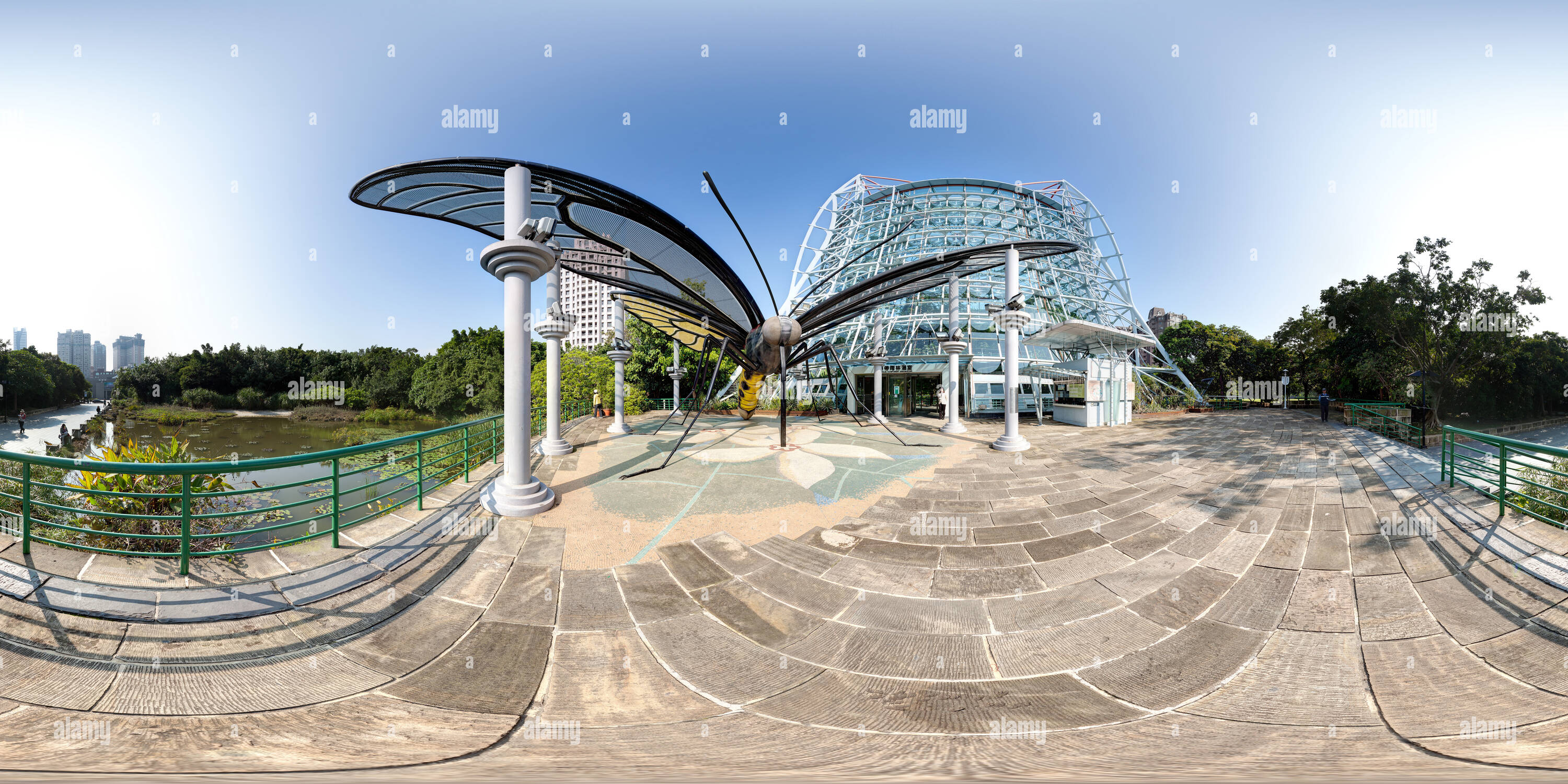 360° view of Taichung City - Arboretum -5 - Taiwan -2012 - Alamy