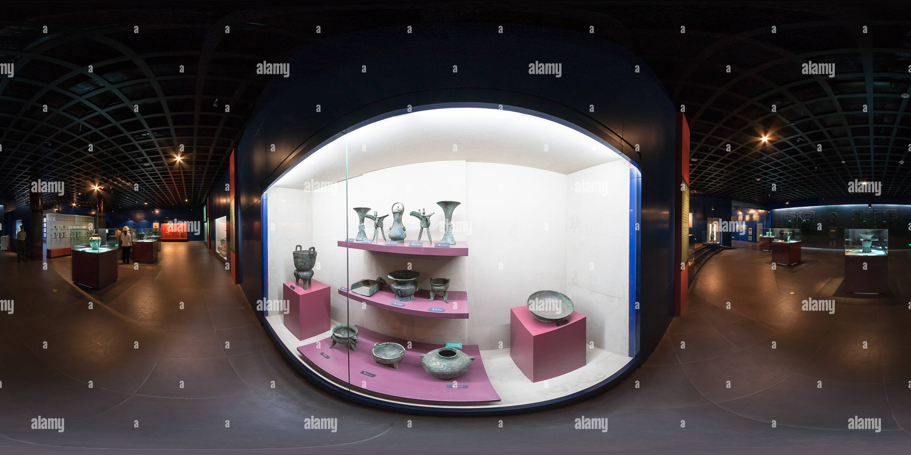 360° view of Yin Ruins ancestral palace ruins - Yin Ruins Museum ...