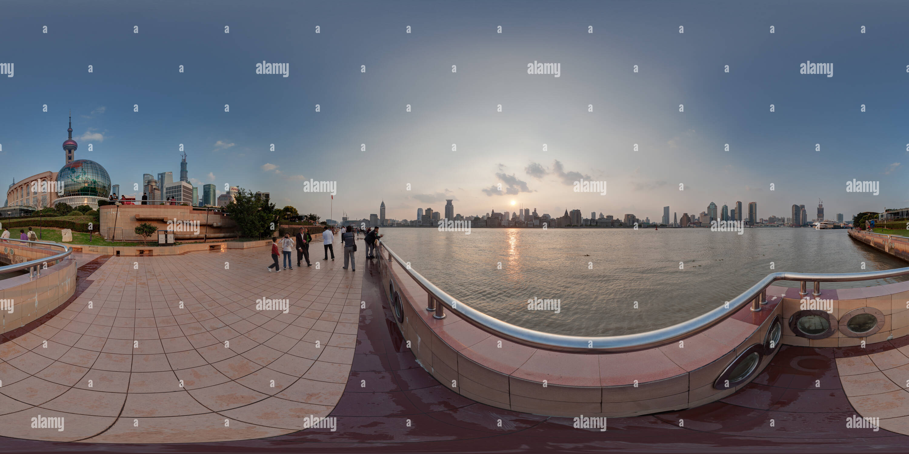 360° view of Shanghai - Lujiazui-1a-2013 - Alamy