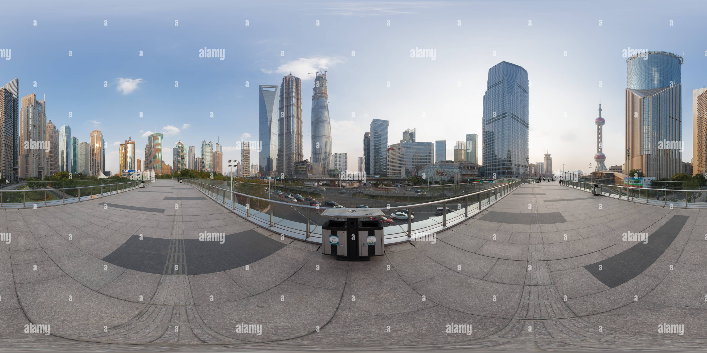 360° view of Shanghai Lujiazui -4-1Panorama-2013 - Alamy