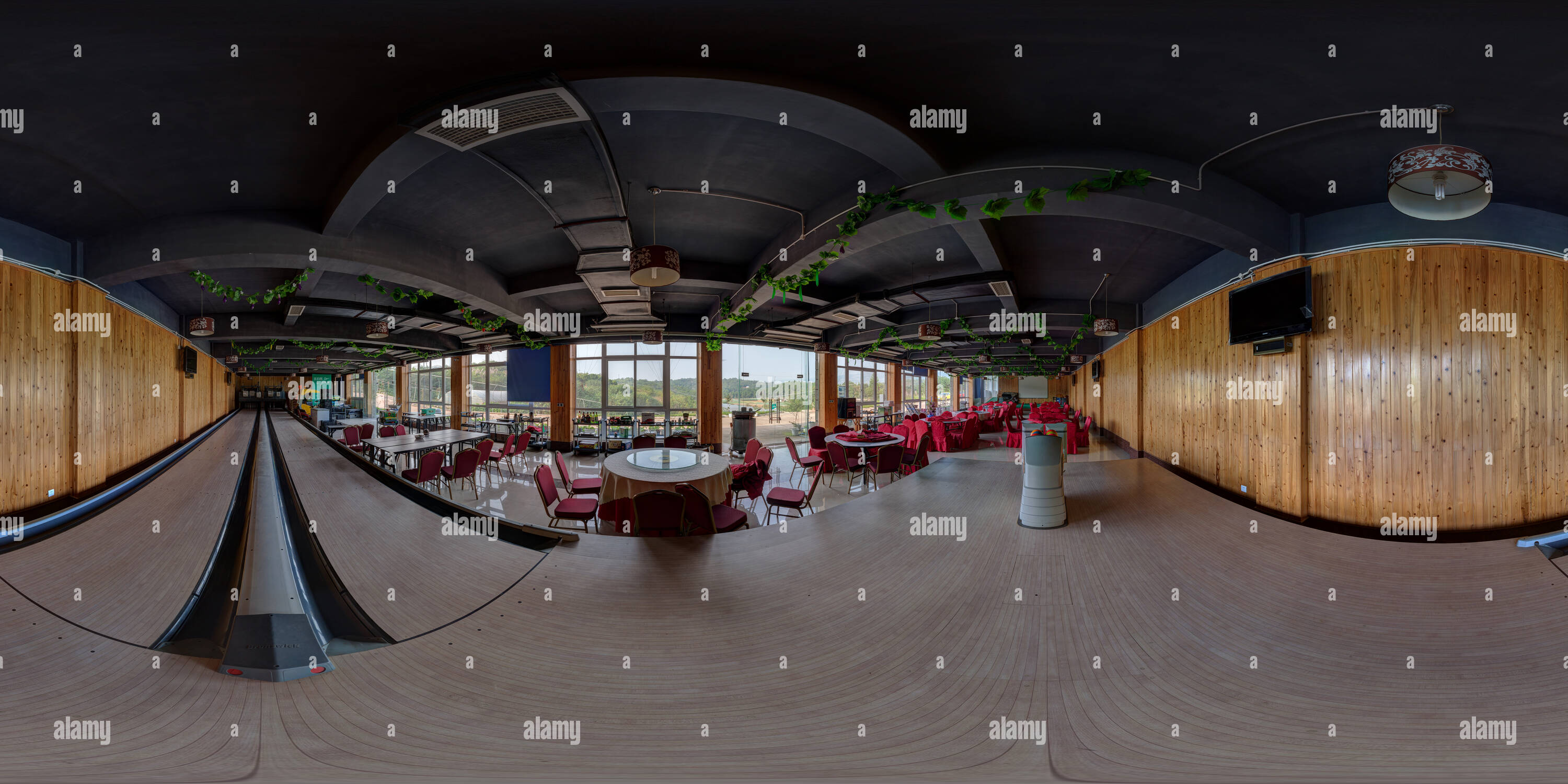 360° view of Chengdu - Jintang County - vegetable base -10-2013 - Alamy