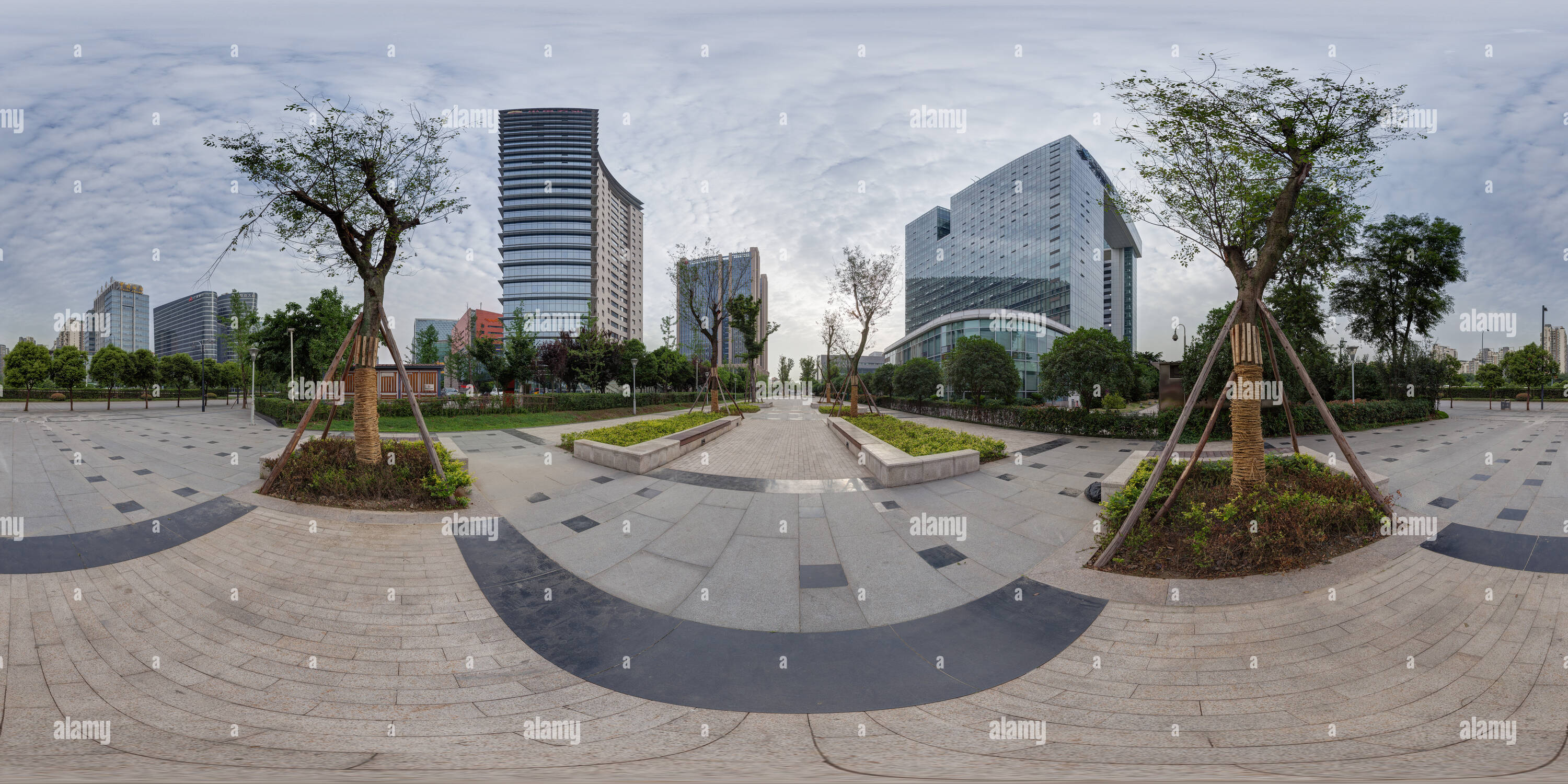 360° view of 2014-05 - Chengdu Hi-tech Zone -9 - Alamy