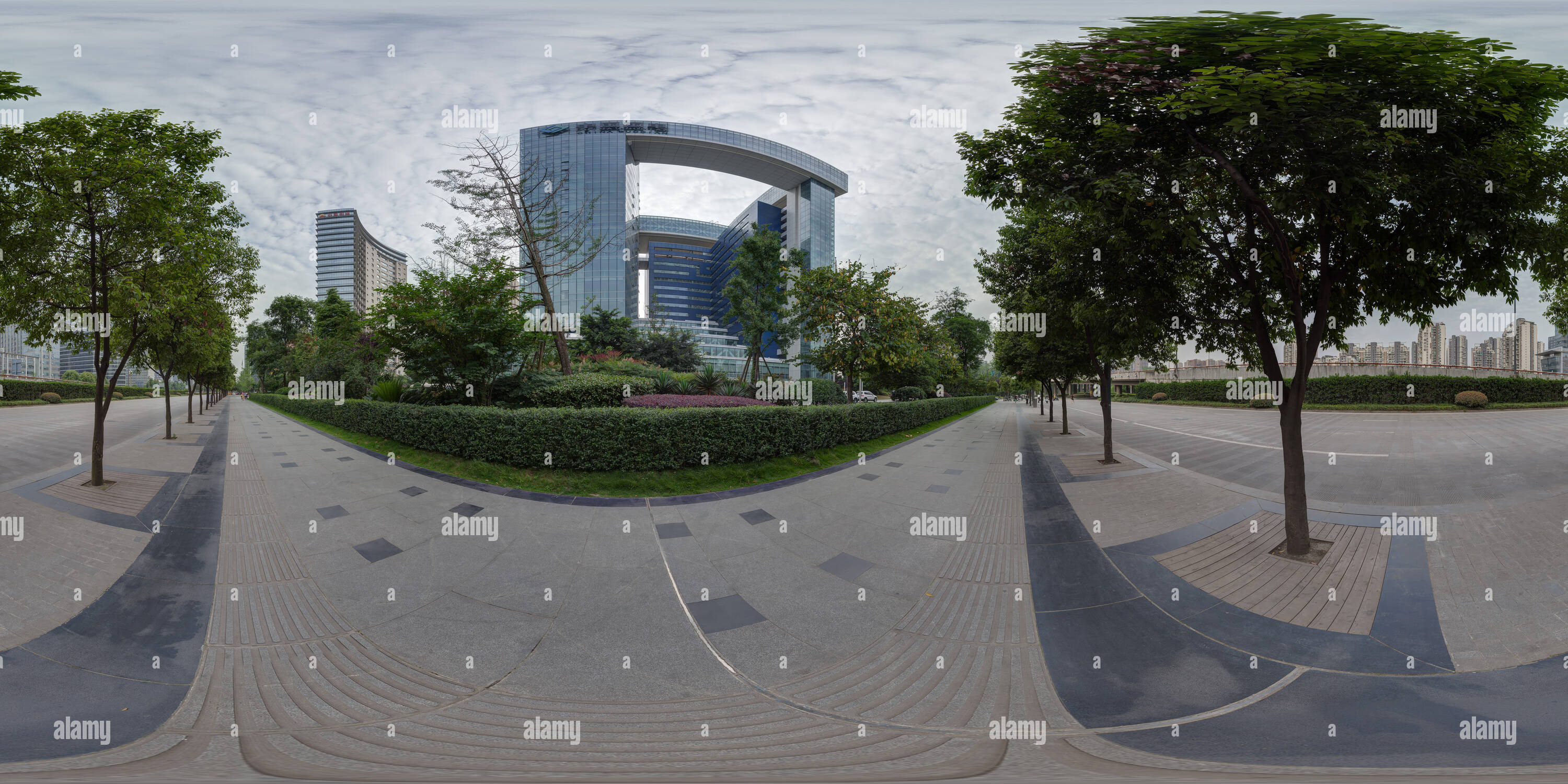 360° view of 2014-05 - Chengdu Hi-tech Zone -10 - Alamy