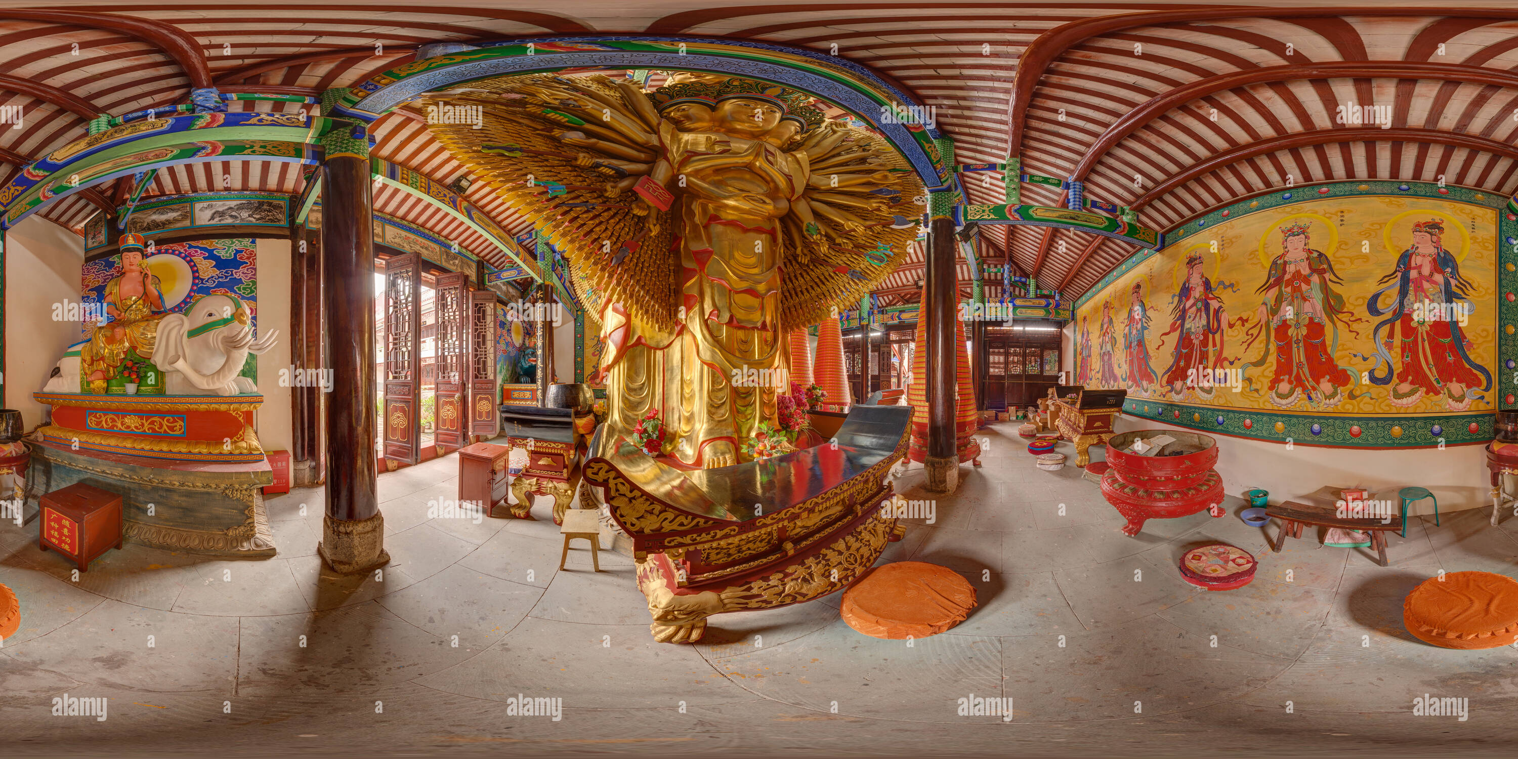 360° view of Xichang - Ceremony State Town - xichan temple -4 ...