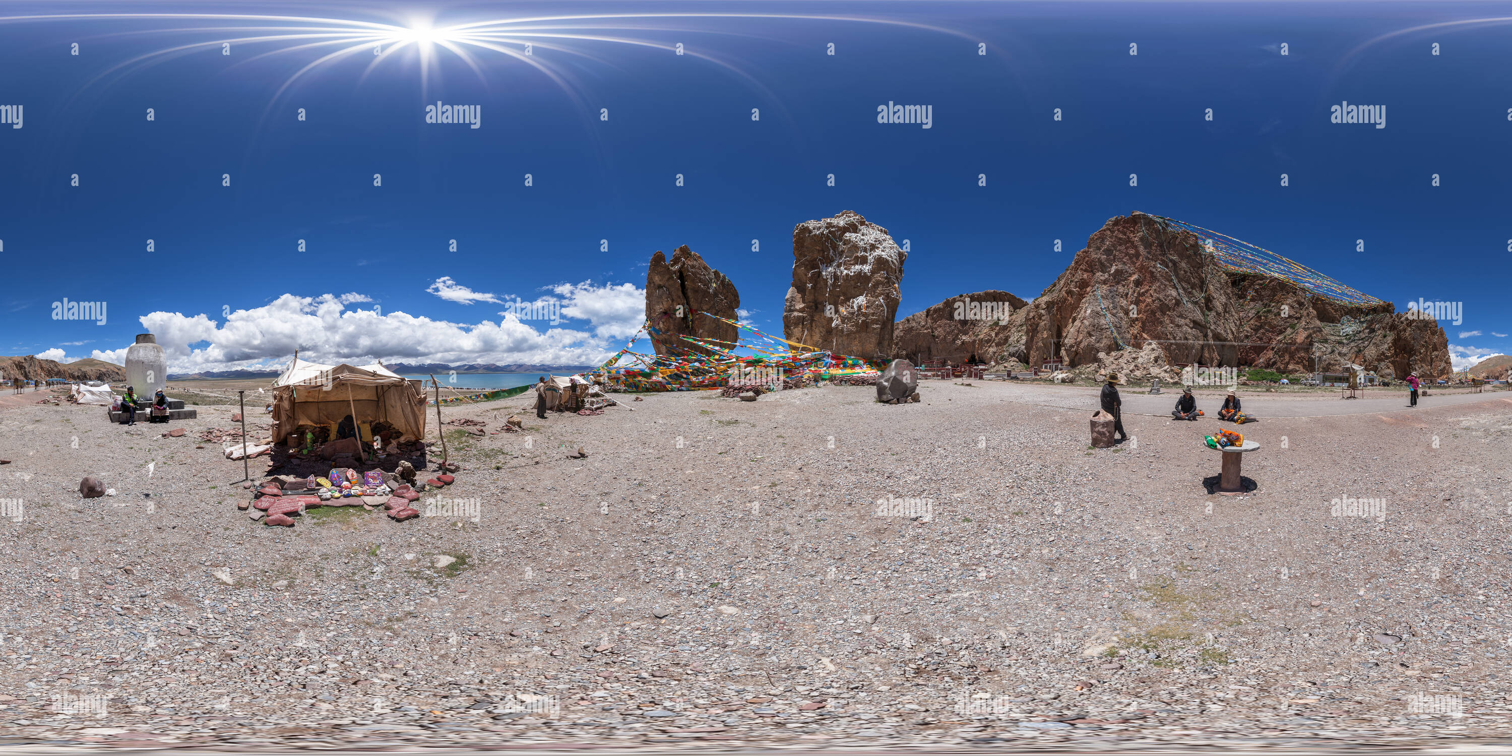 360° view of Tibet Autonomous Region - Damxung - Namco National Park -7 ...