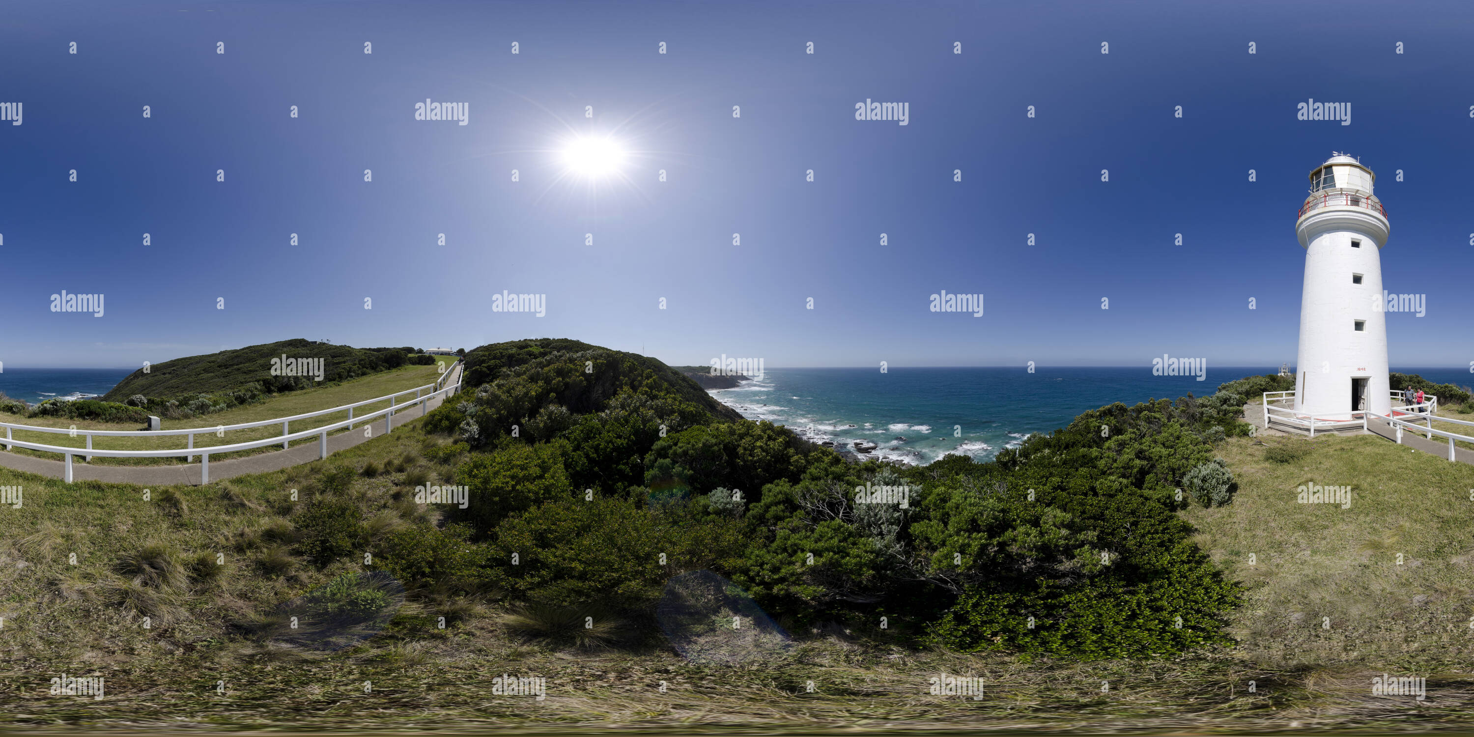 360° view of Cape Otway - Lighthouse - Alamy