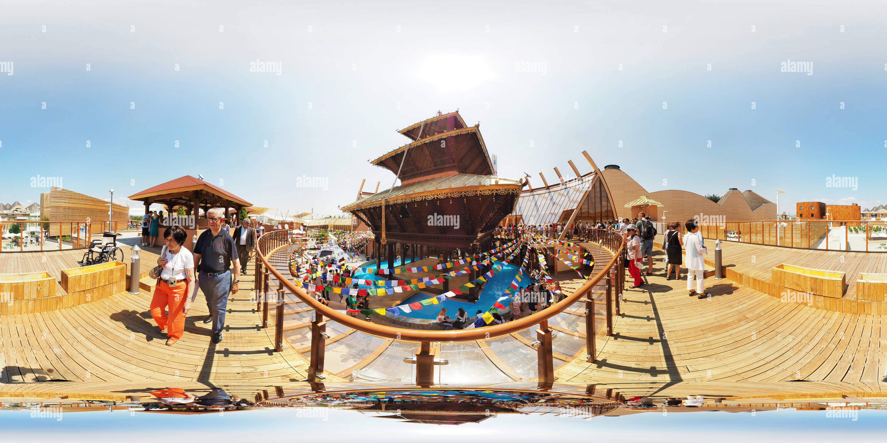 360° view of Expo 2015 Nepal - Alamy