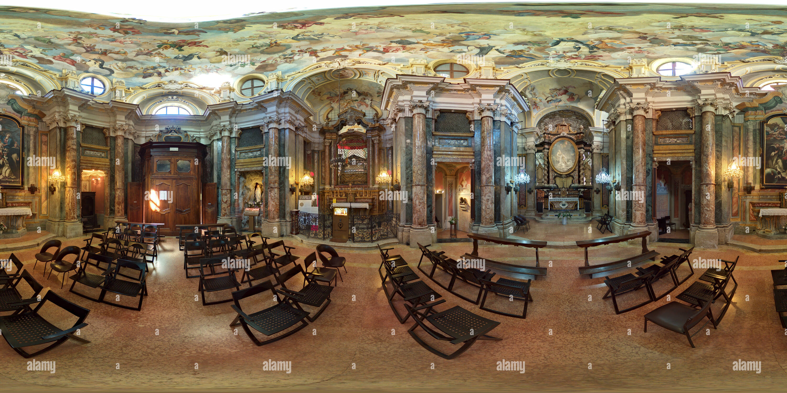 360° view of Chiesa Maddalena Alba, Italy - Alamy