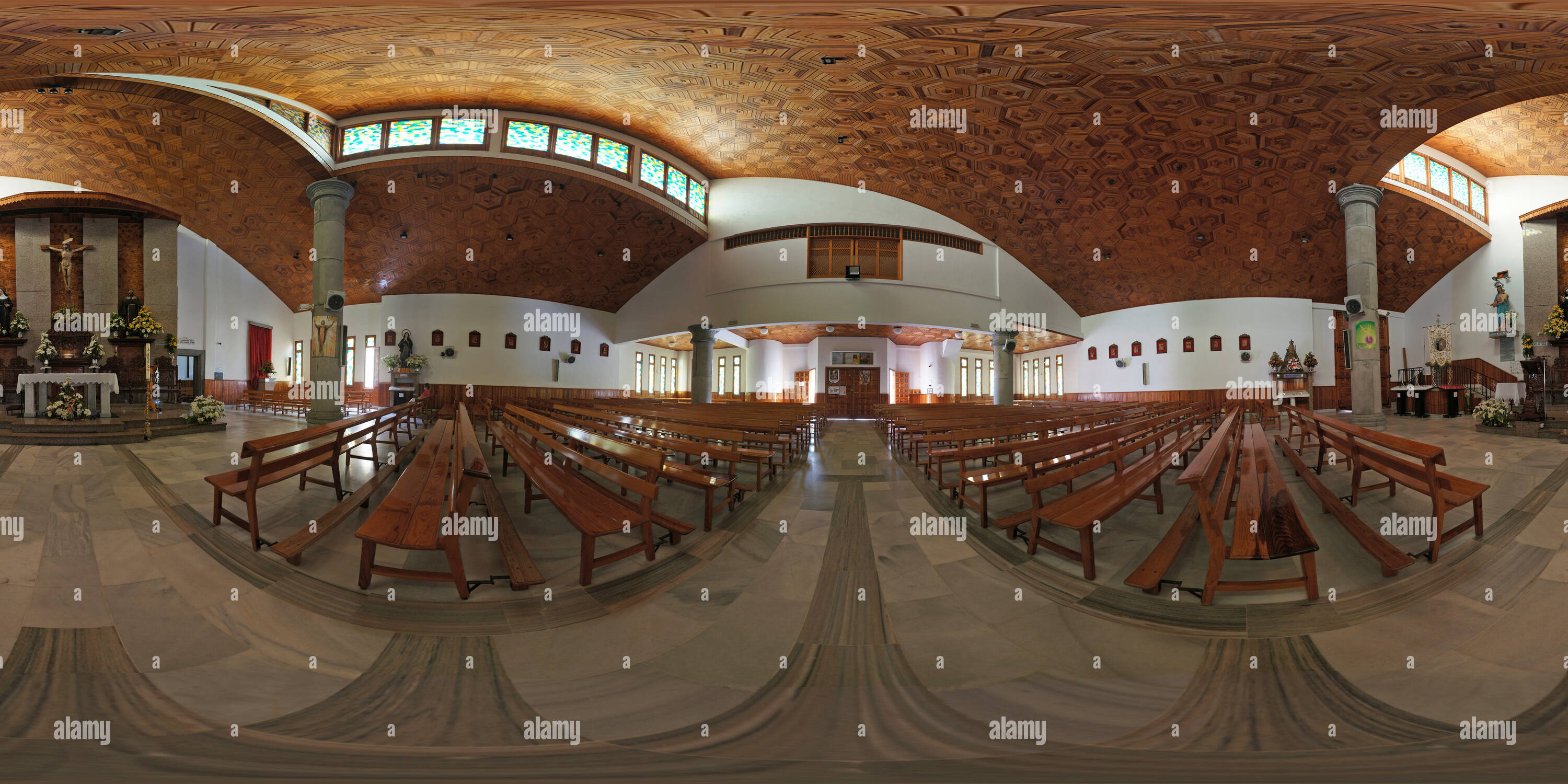 360° view of Parroquia de Santa Rita - Alamy