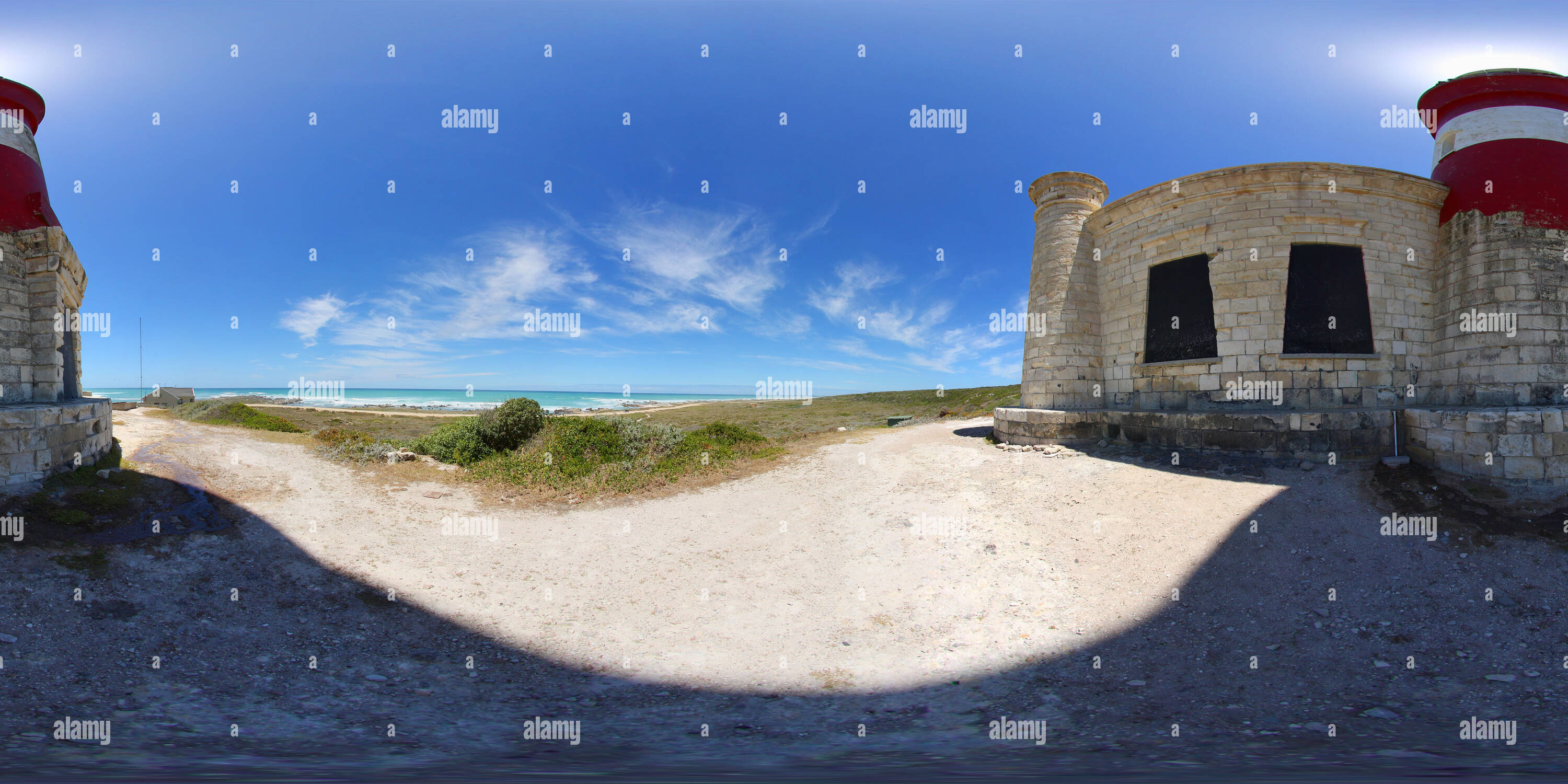 360° view of Cape Agulhas Lighthouse - Alamy