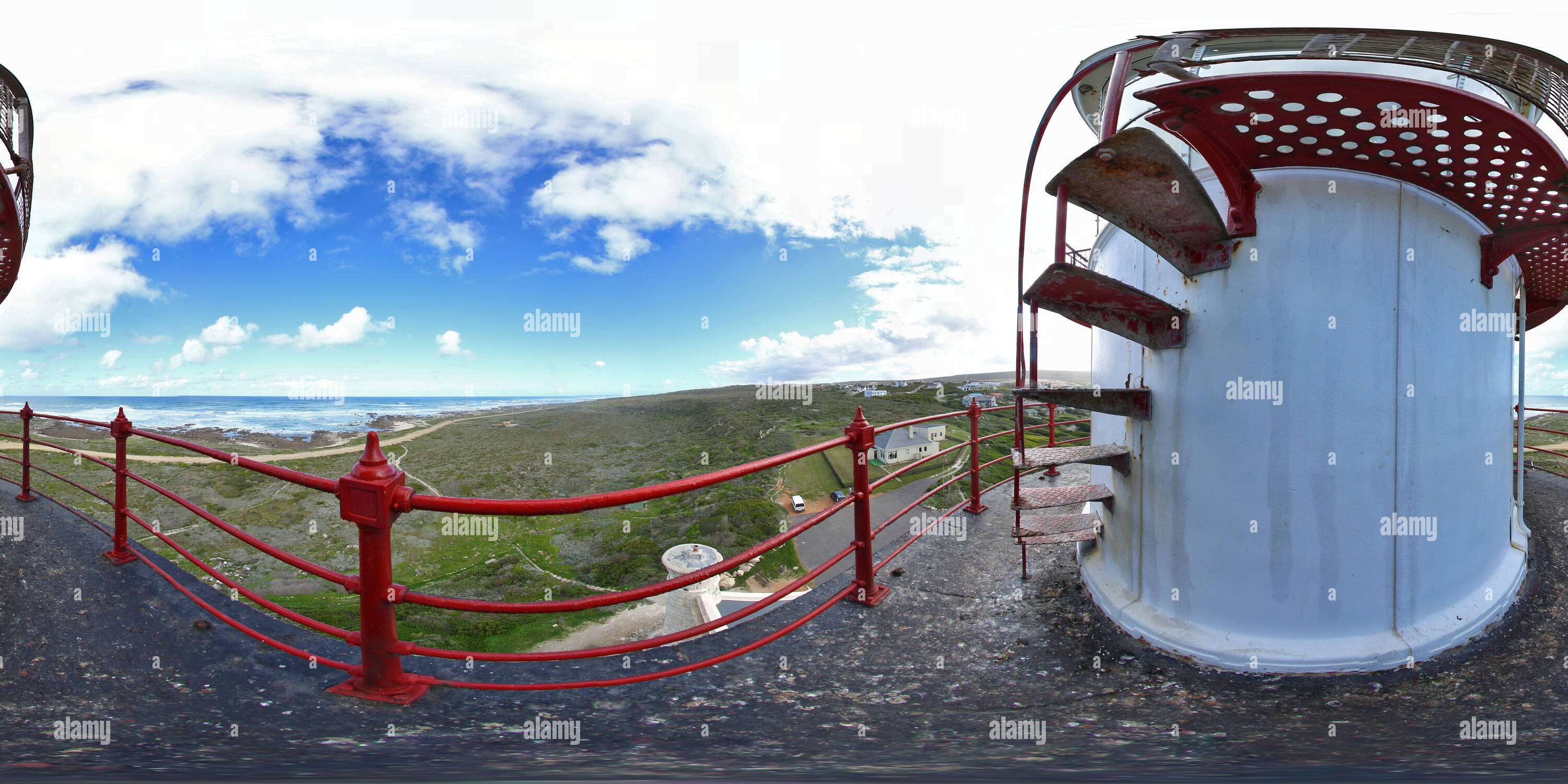360° view of Cape Agulhas Lighthouse - Alamy