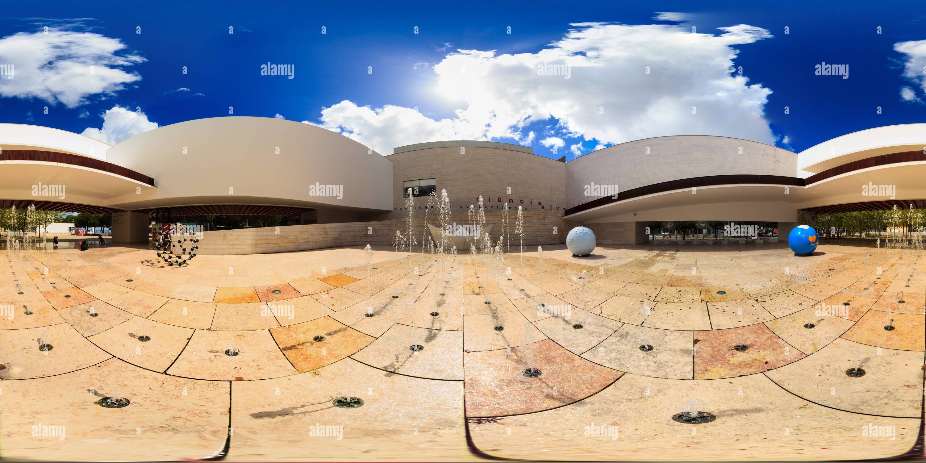 360° view of Pavilion of Knowledge - Living Science - Alamy