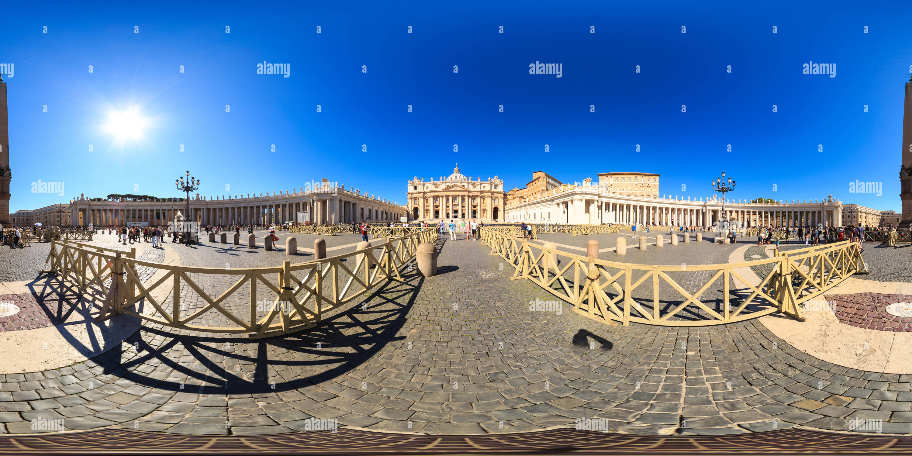 360° view of Rom - Petersplatz - Alamy