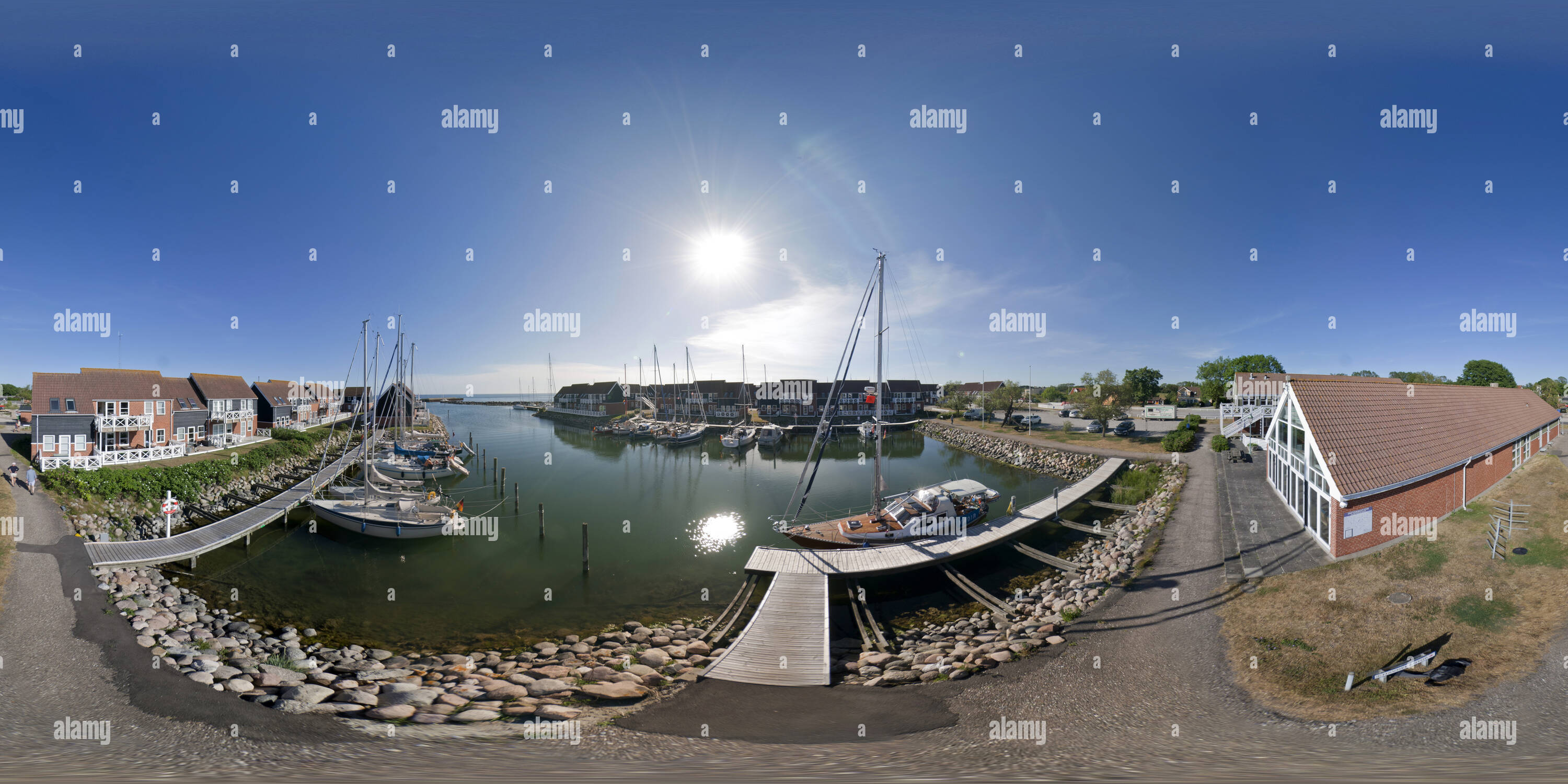 360° view of Marina from Klintholm in Denmark - Alamy