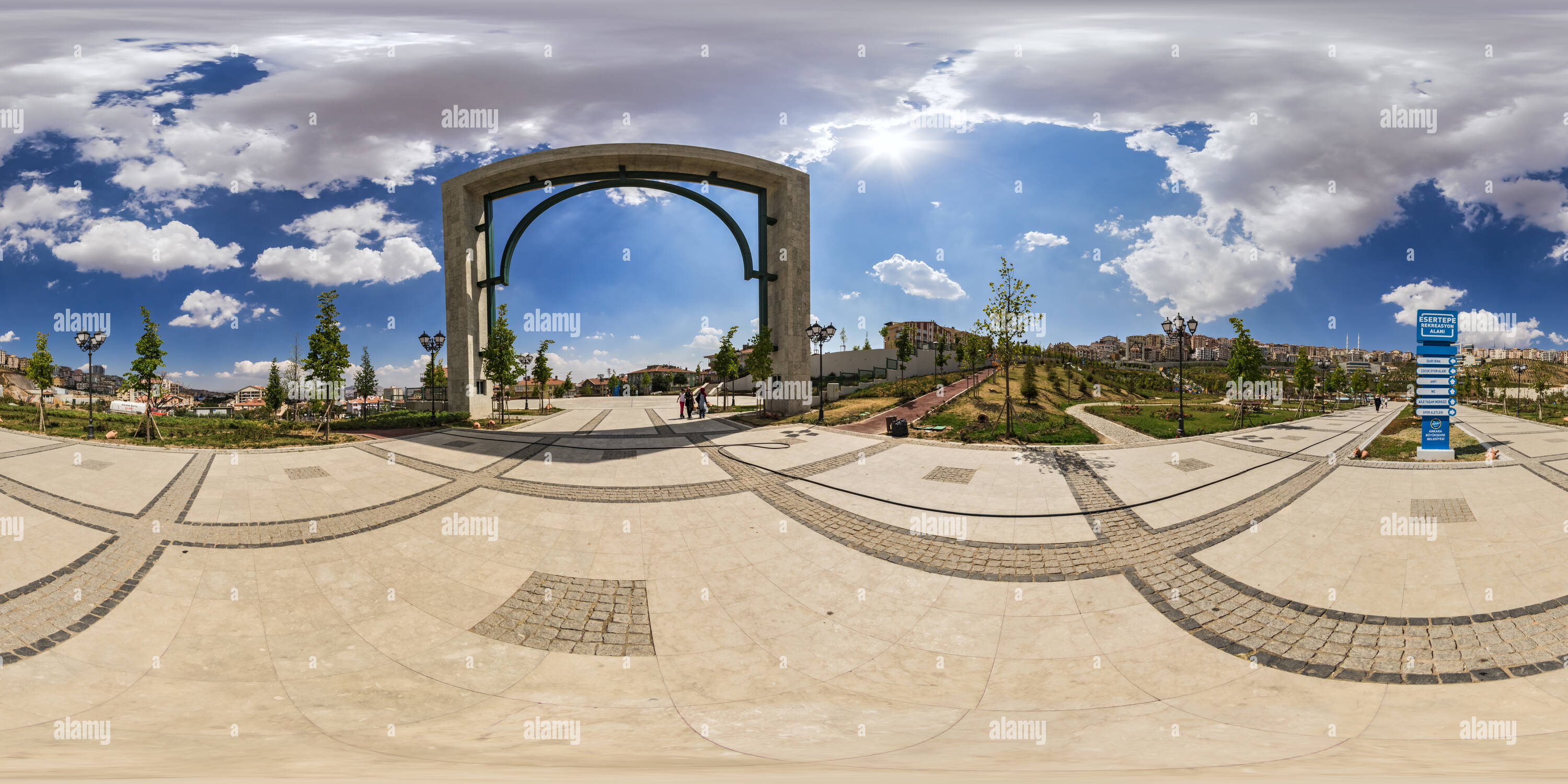360° view of Esertepe Ankara Buyuksehir Belediyesi 20160811 1441 00 - Alamy