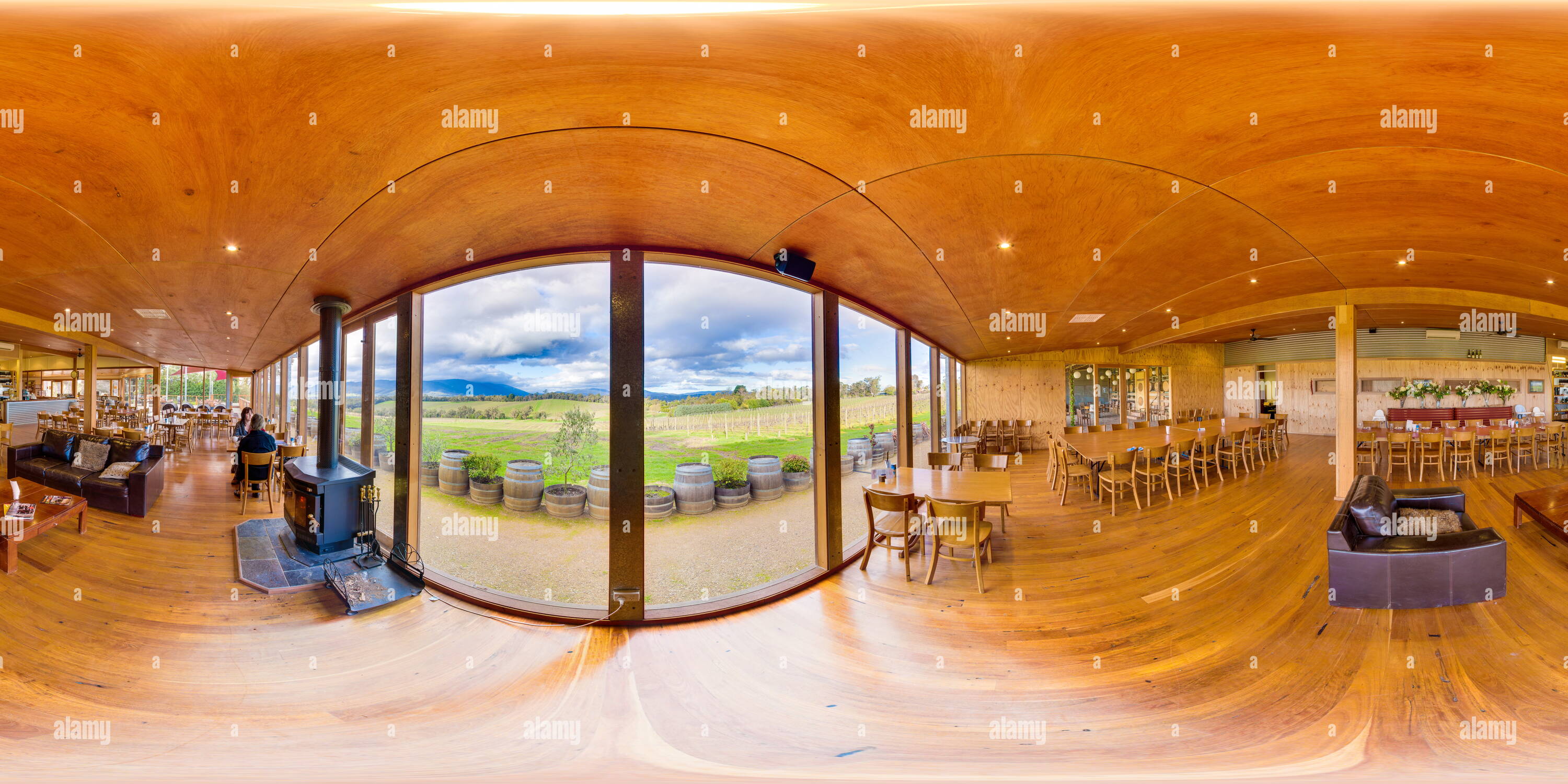 360° view of Killara Estate Winery Interior - Alamy