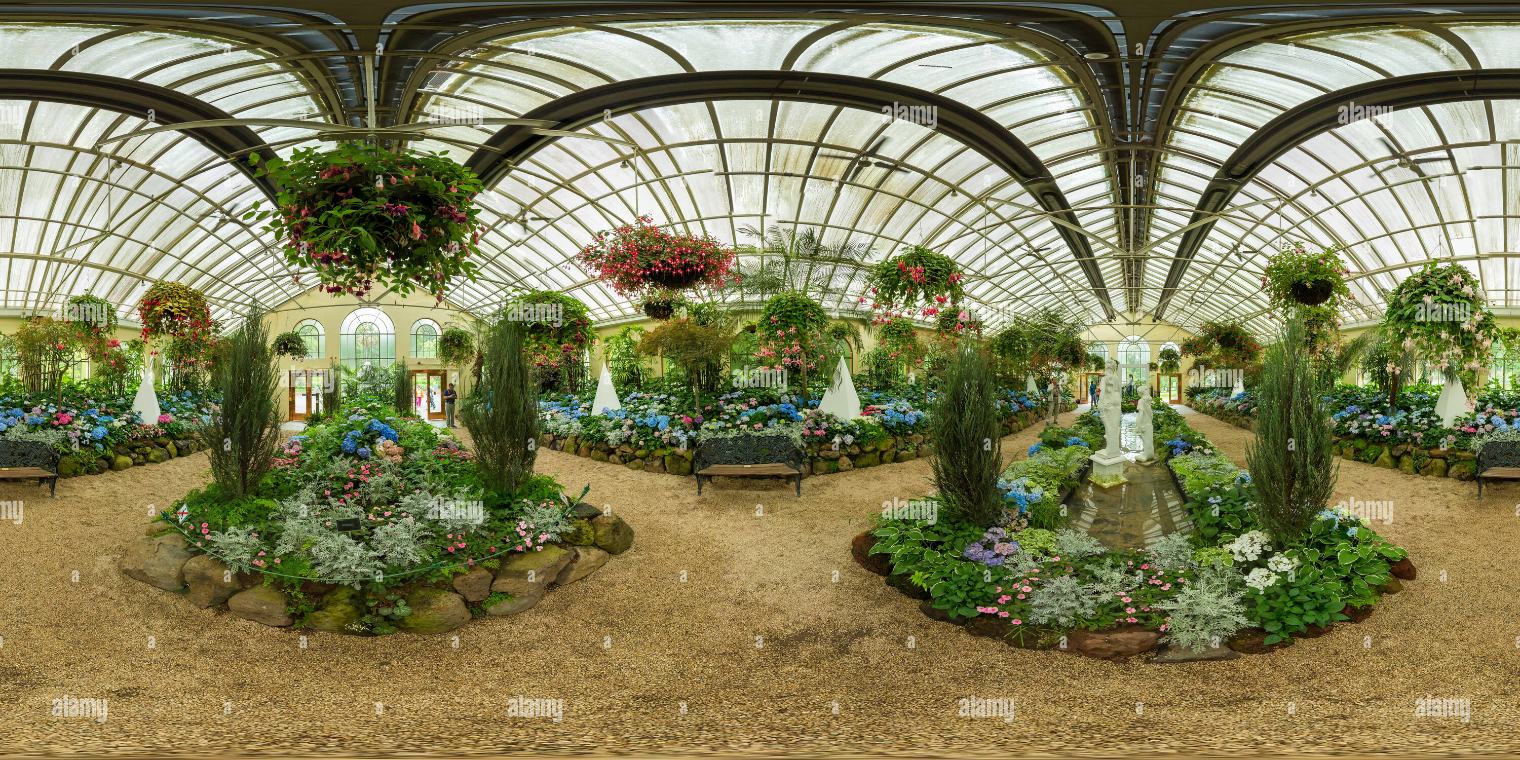360° view of Conservatory in Fitzroy Gardens - Alamy