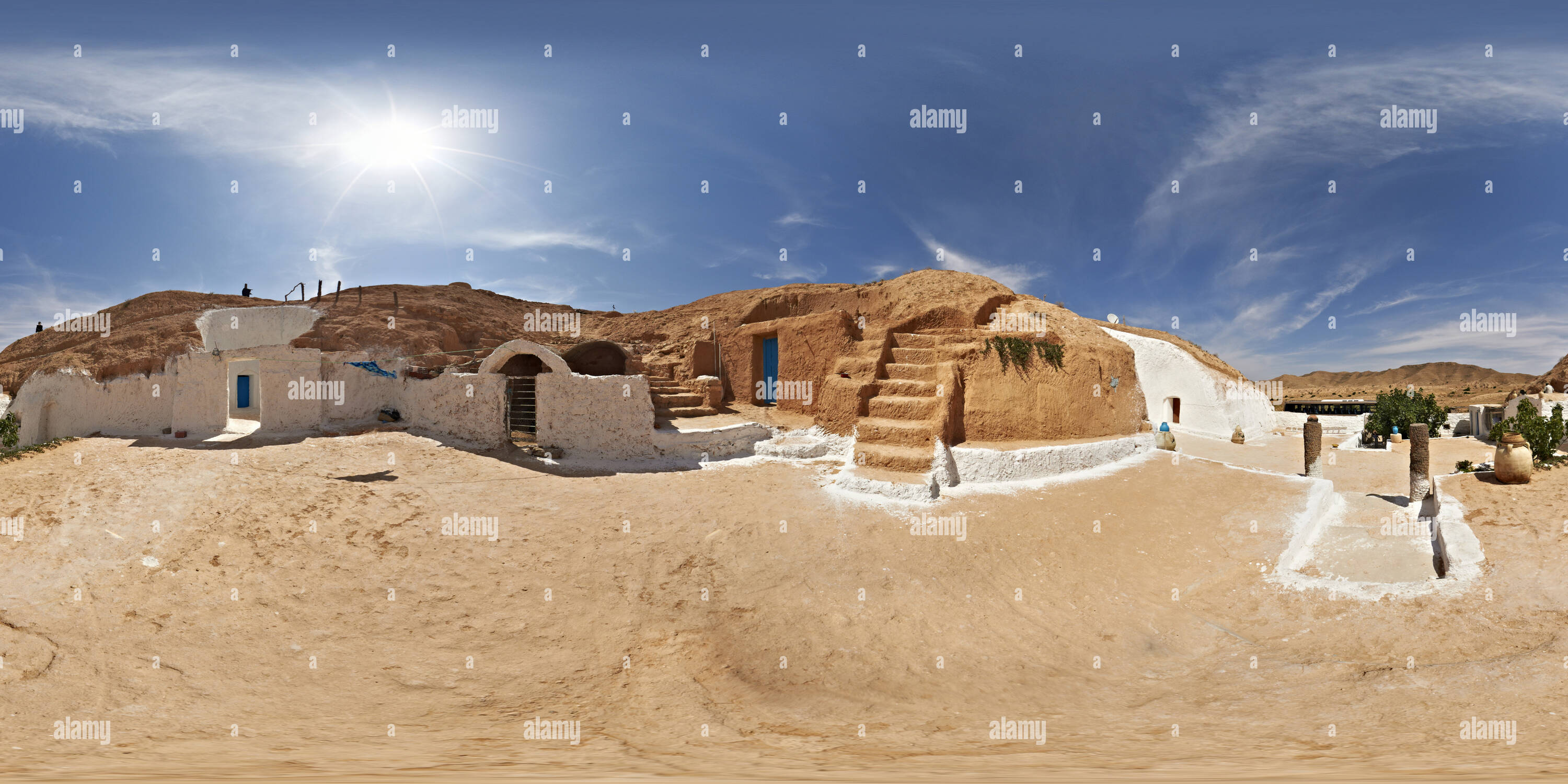 360° view of Matmata traditional Berber house - Alamy