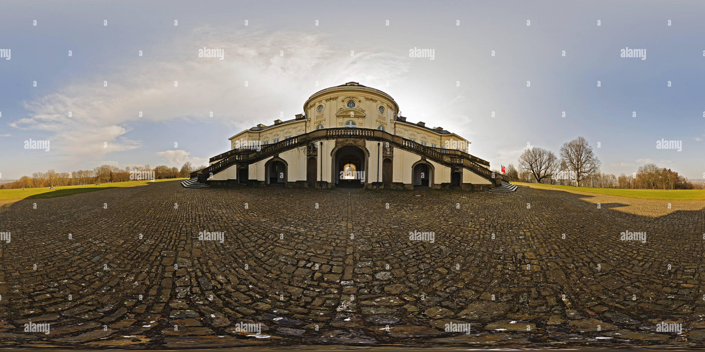 360° view of Stuttgart - Schloss Solitude - Alamy