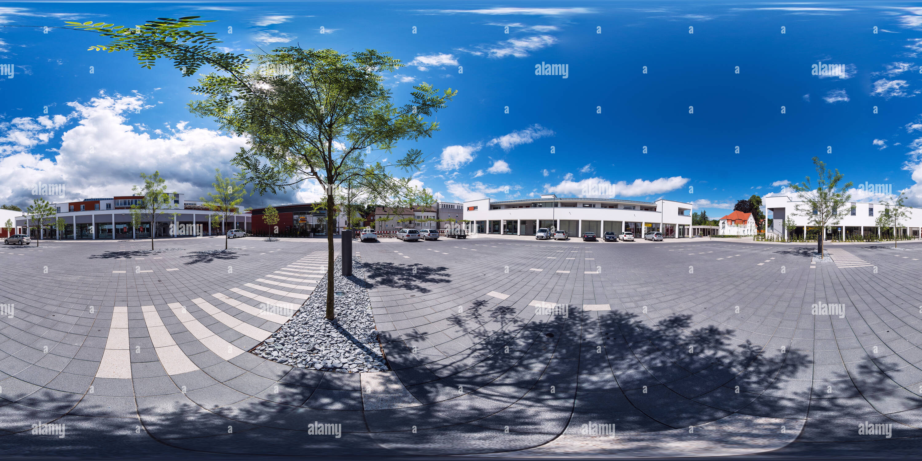 360° view of Ebersbach - Parkplatz Kauffmann-Areal - Alamy
