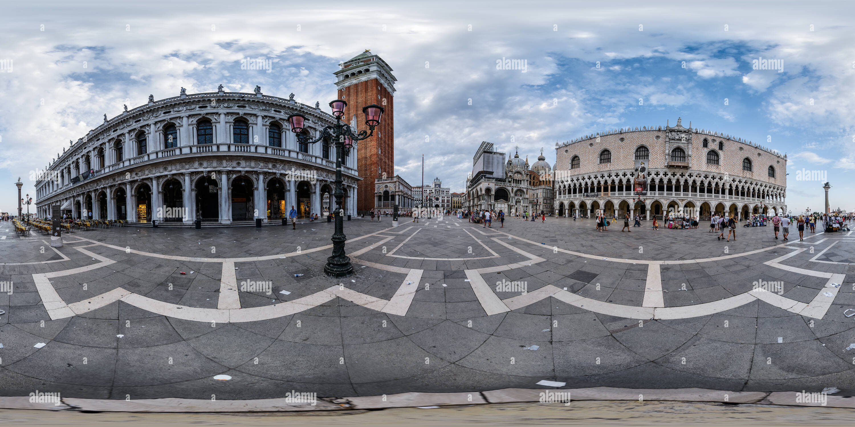 360° view of Venice - St. Mark's Square - Alamy