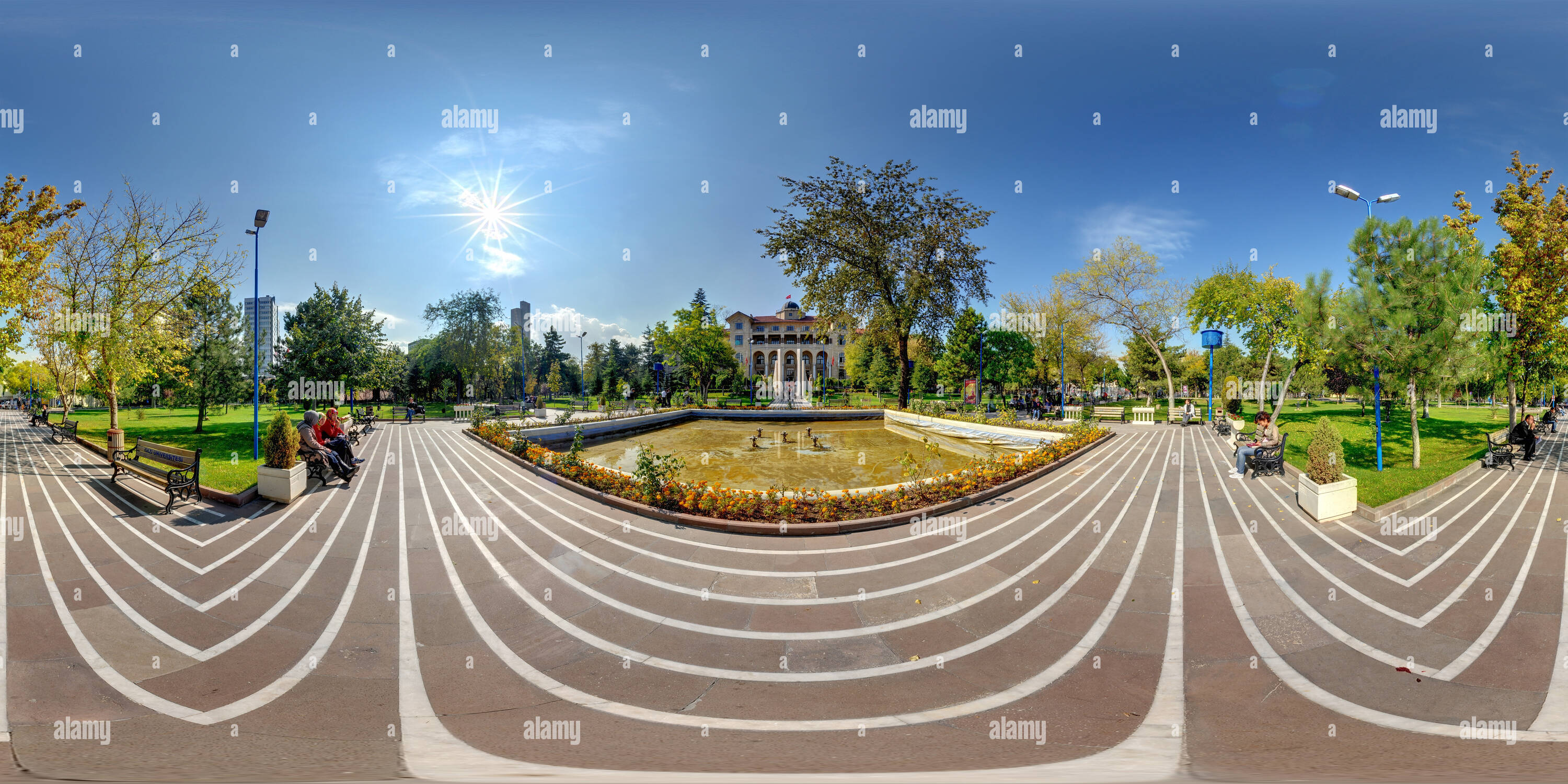 360° view of Gazi Üniversitesi / Havuz - Alamy