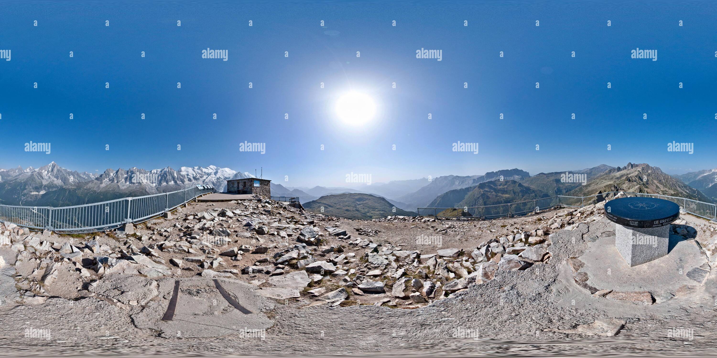 360° view of The Brevent, facing Mont-Blanc - Alamy