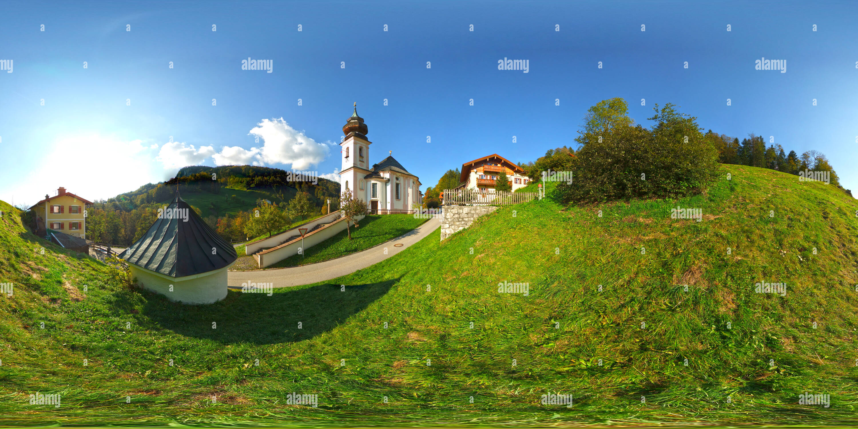 Wallfahrtskirche maria gern autumn hi-res stock photography and images ...
