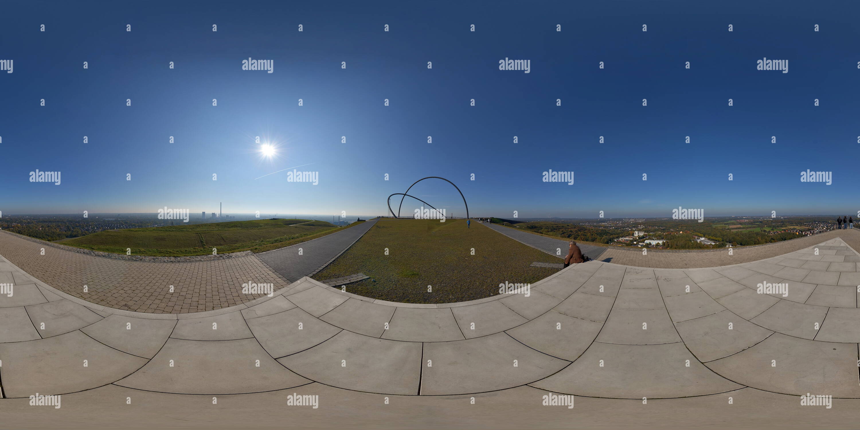 360° view of Horizontobservatorium Halde Hoheward - Alamy