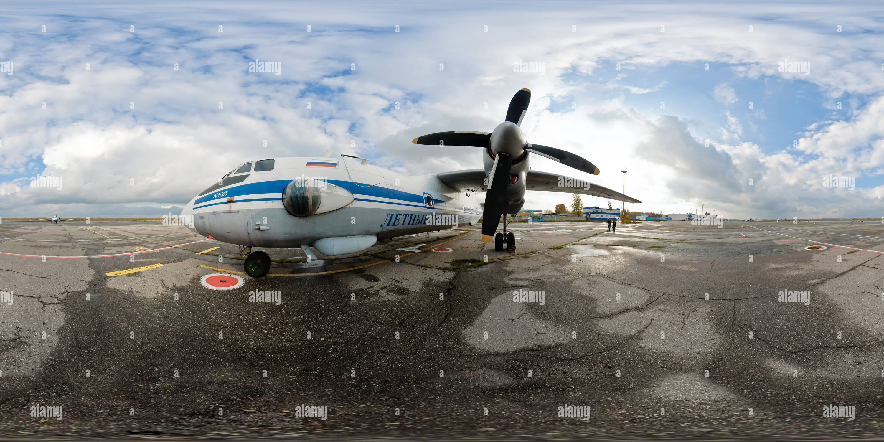 360° view of Airport airplane AH-26 - Alamy