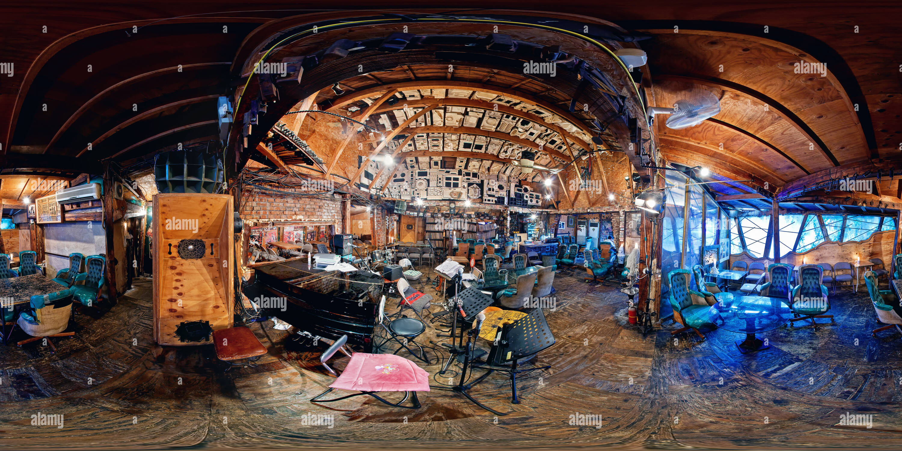 360° view of Samcheong-dong, Café JazzStory NO.02 - Alamy
