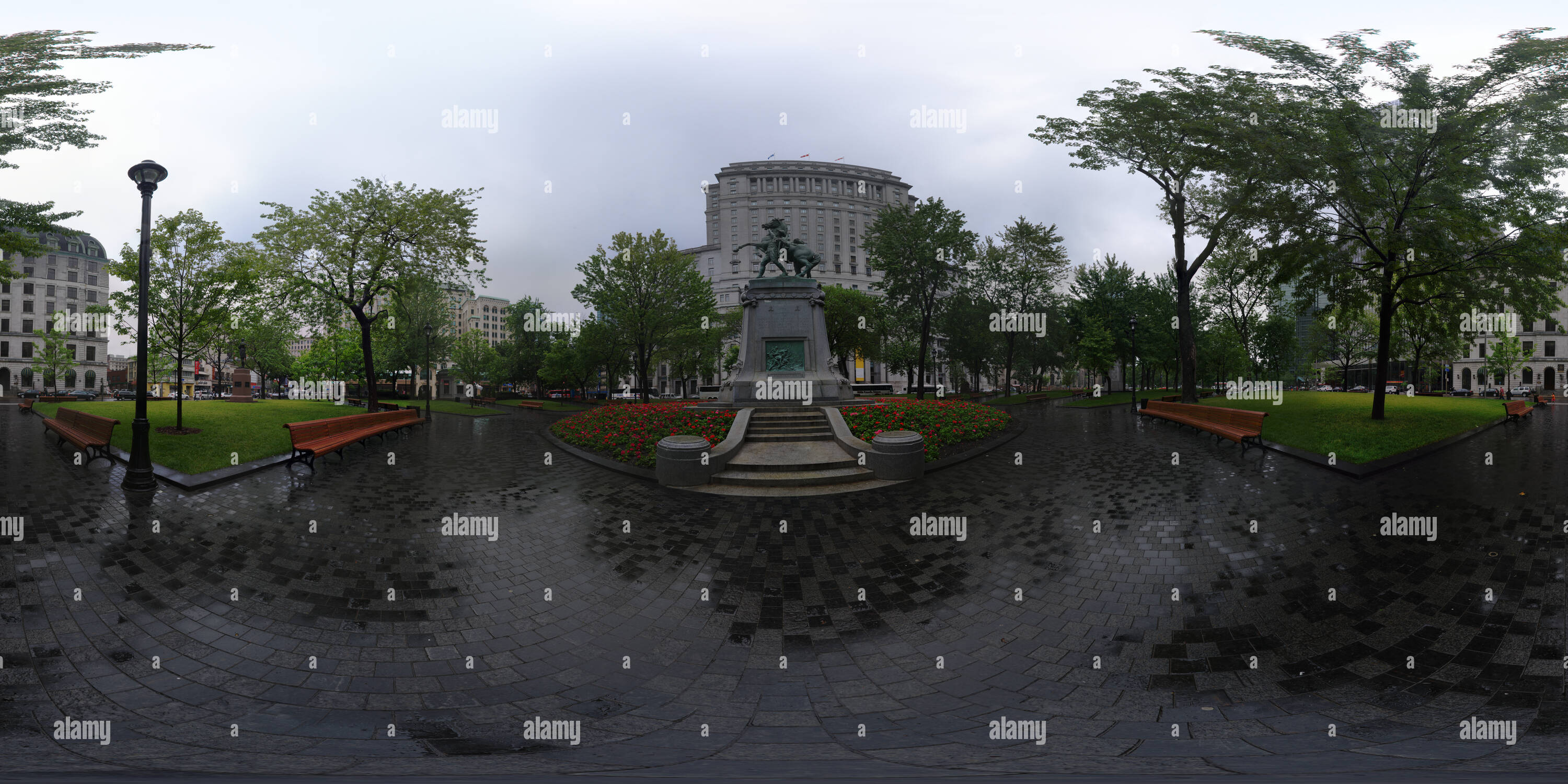 Square dorchester peel centre ville montreal hi-res stock photography ...