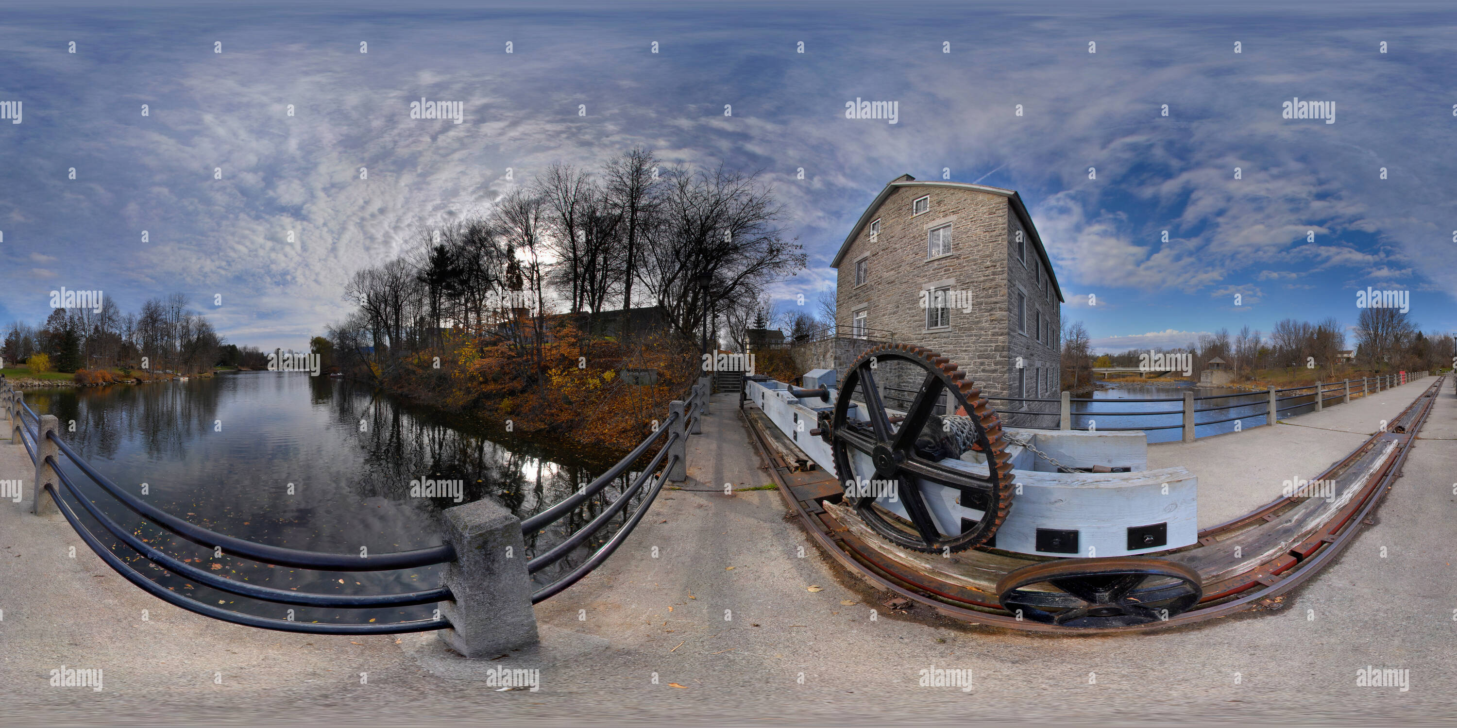 360° view of Watson's Mill, Manotick - Alamy