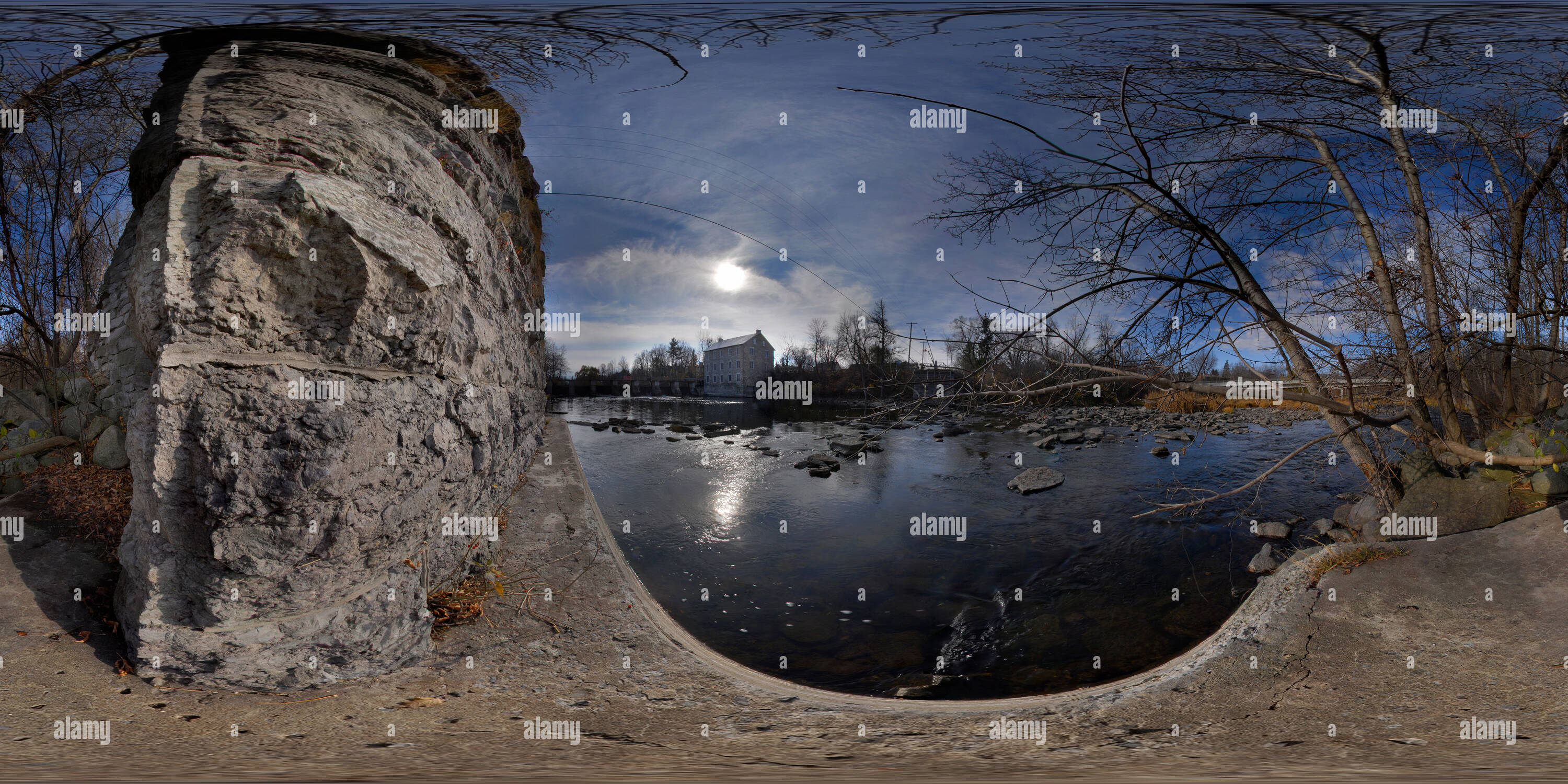 360° view of Watson's Mill, Manotick - Alamy