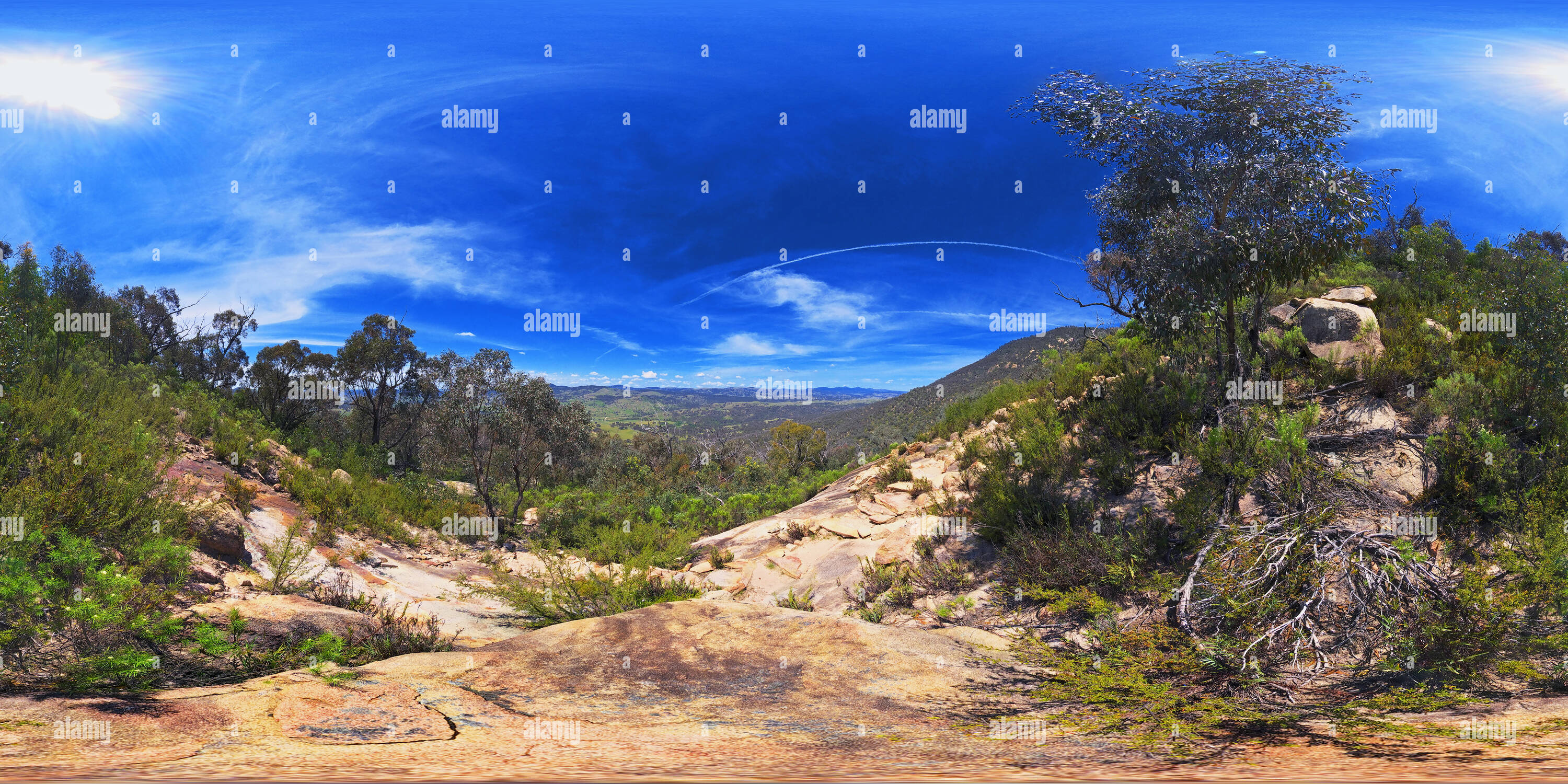 360° view of Namadgi NP - Mt Tennent - Halfway - Alamy