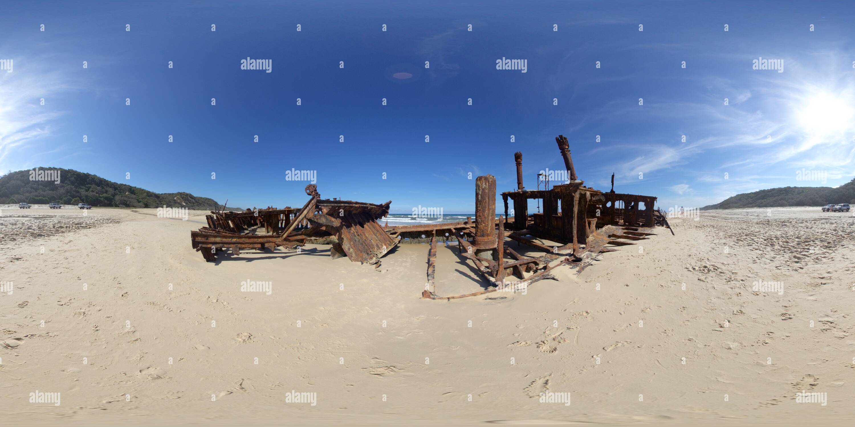 360° view of Wreck of SS Maheno - Alamy