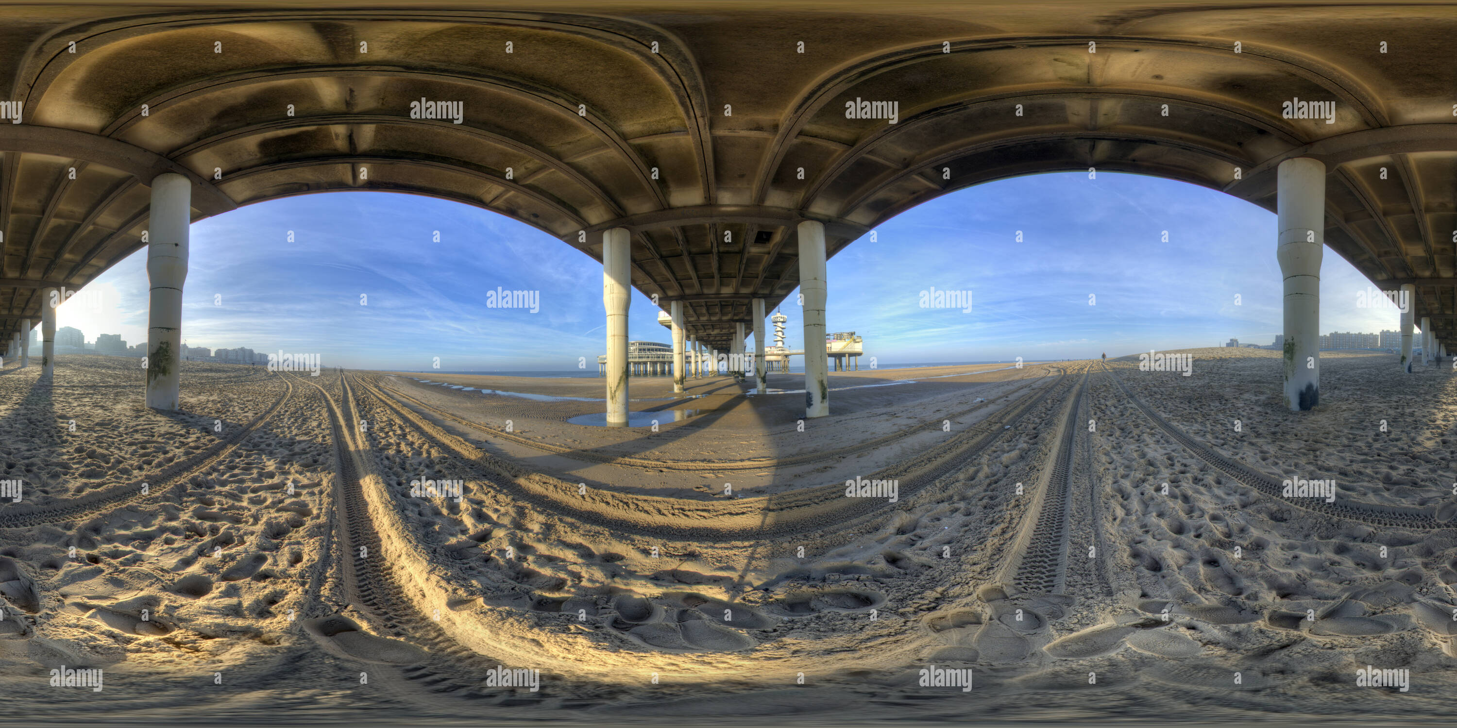 360° view of Under the pier - Alamy